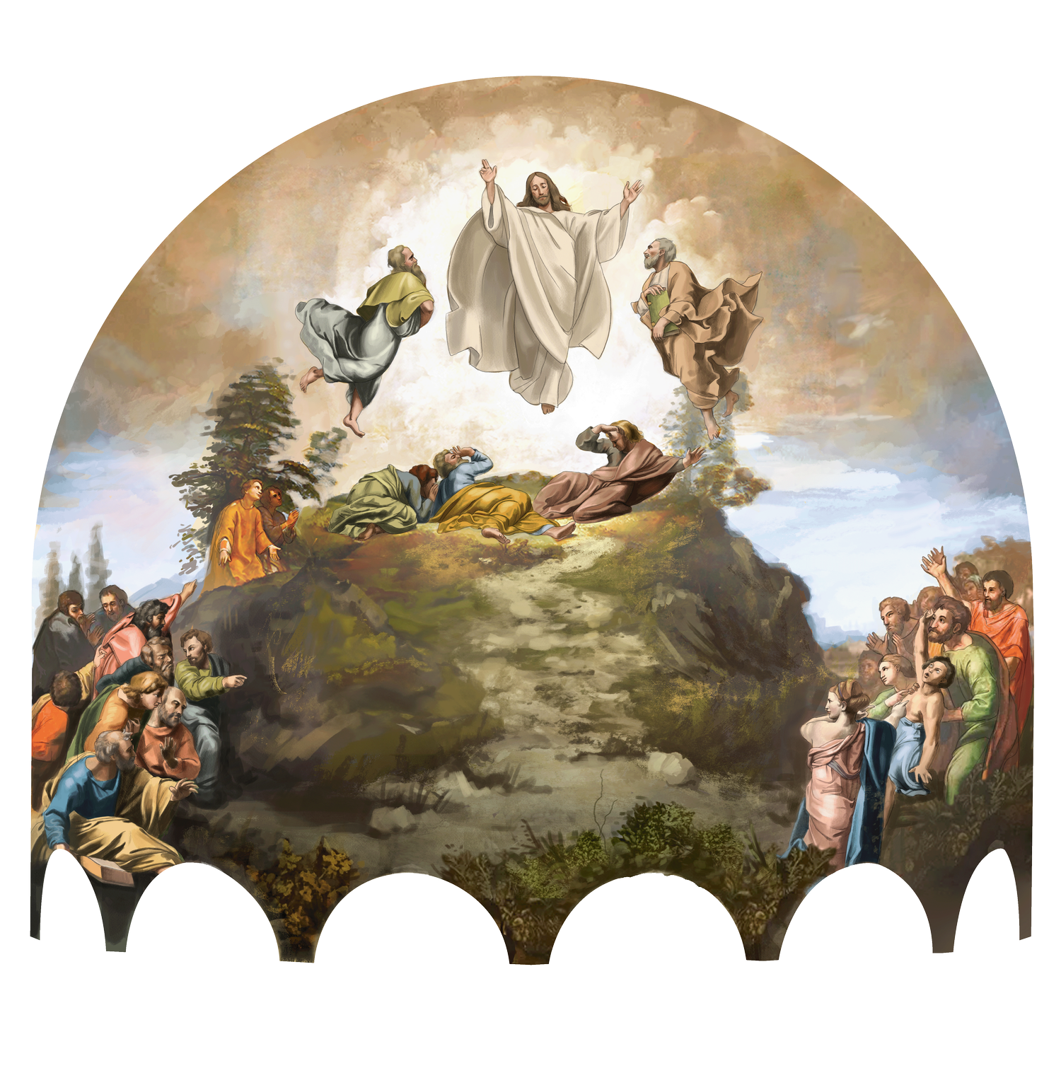Transfiguration Mural — St. Ann Catholic Parish