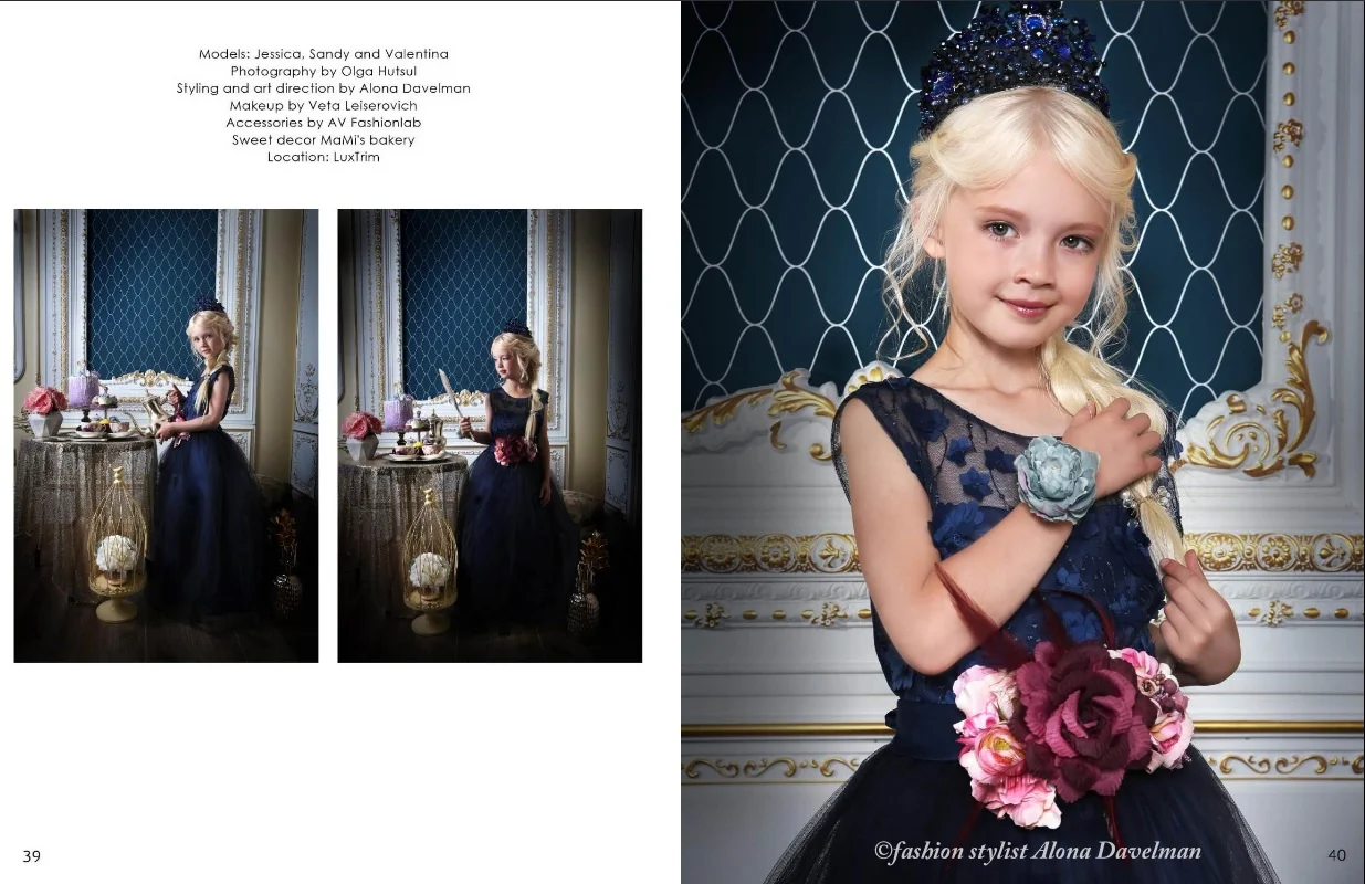 "My Little Princess" editorial work feautered in Fashion Kids Magazine ...