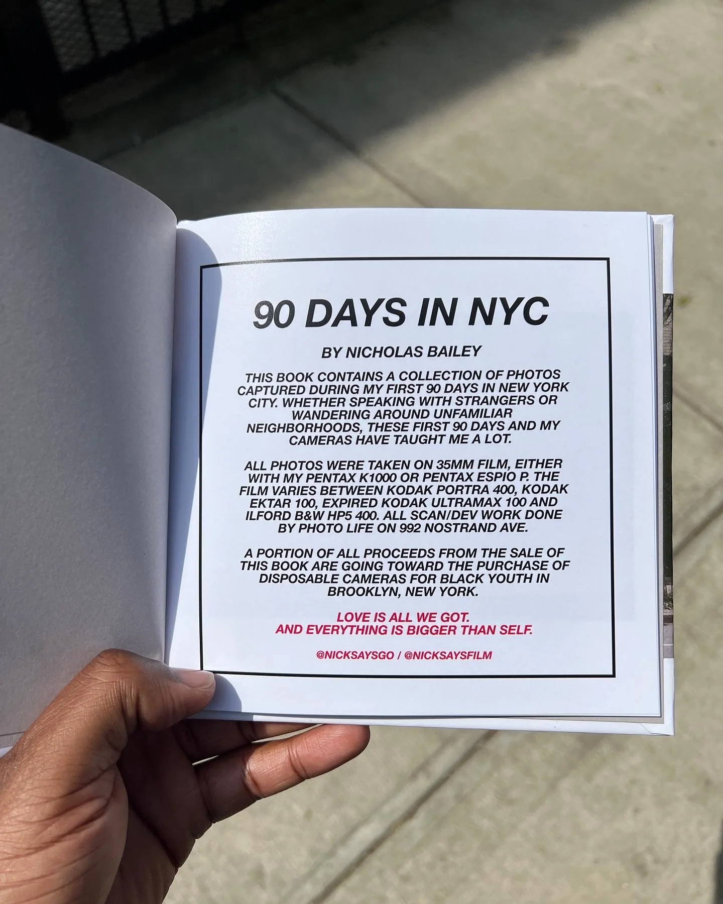 NICKSAYSGO.COM | Nicholas Bailey’s official website — Brooklyn based ...