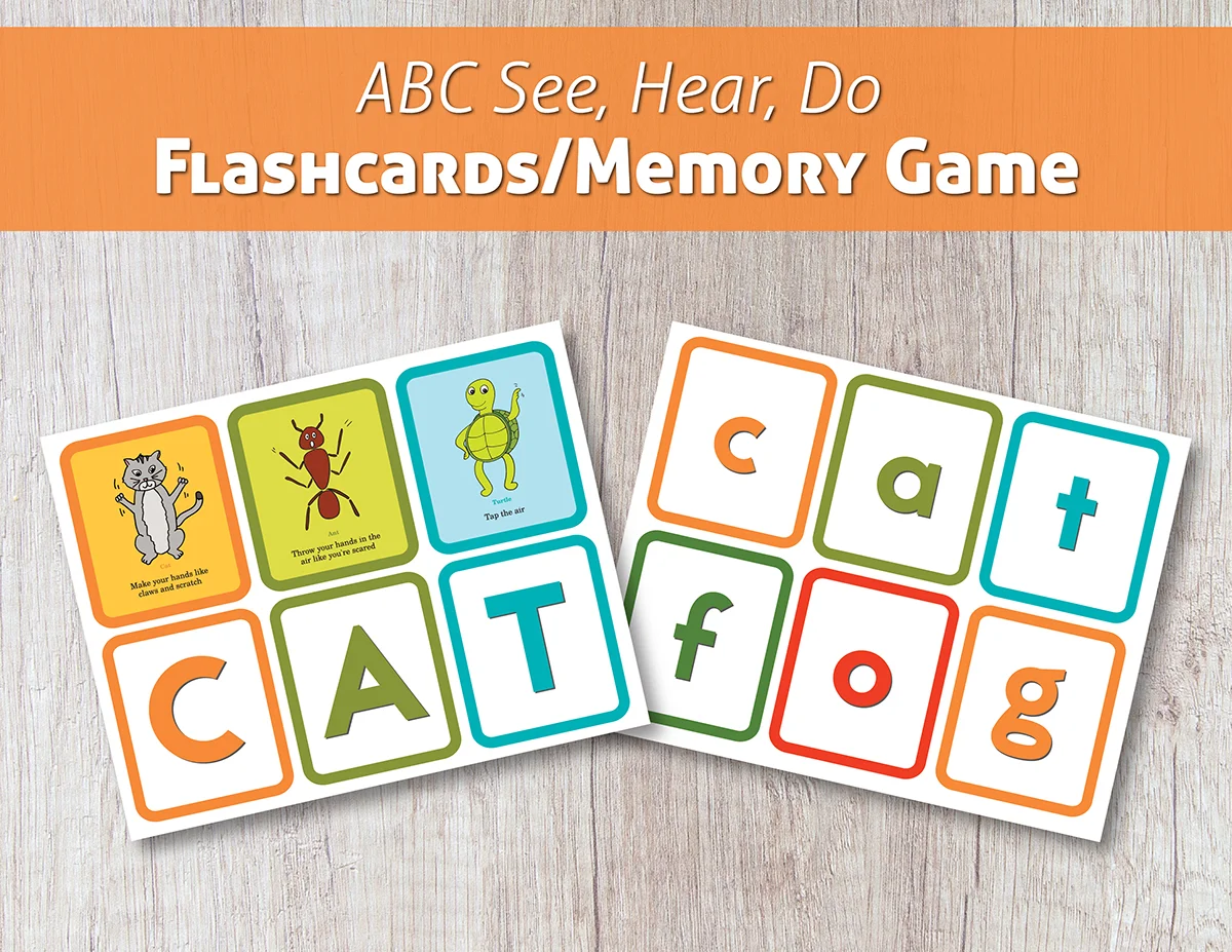 9 Ideas for Using ABC See, Hear, Do Memory Game Flashcards — ABC See ...