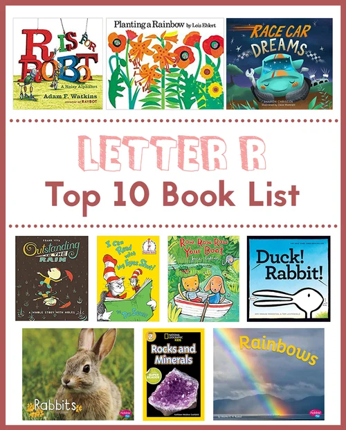 Letter R Top 10 Book List — ABC See, Hear, Do