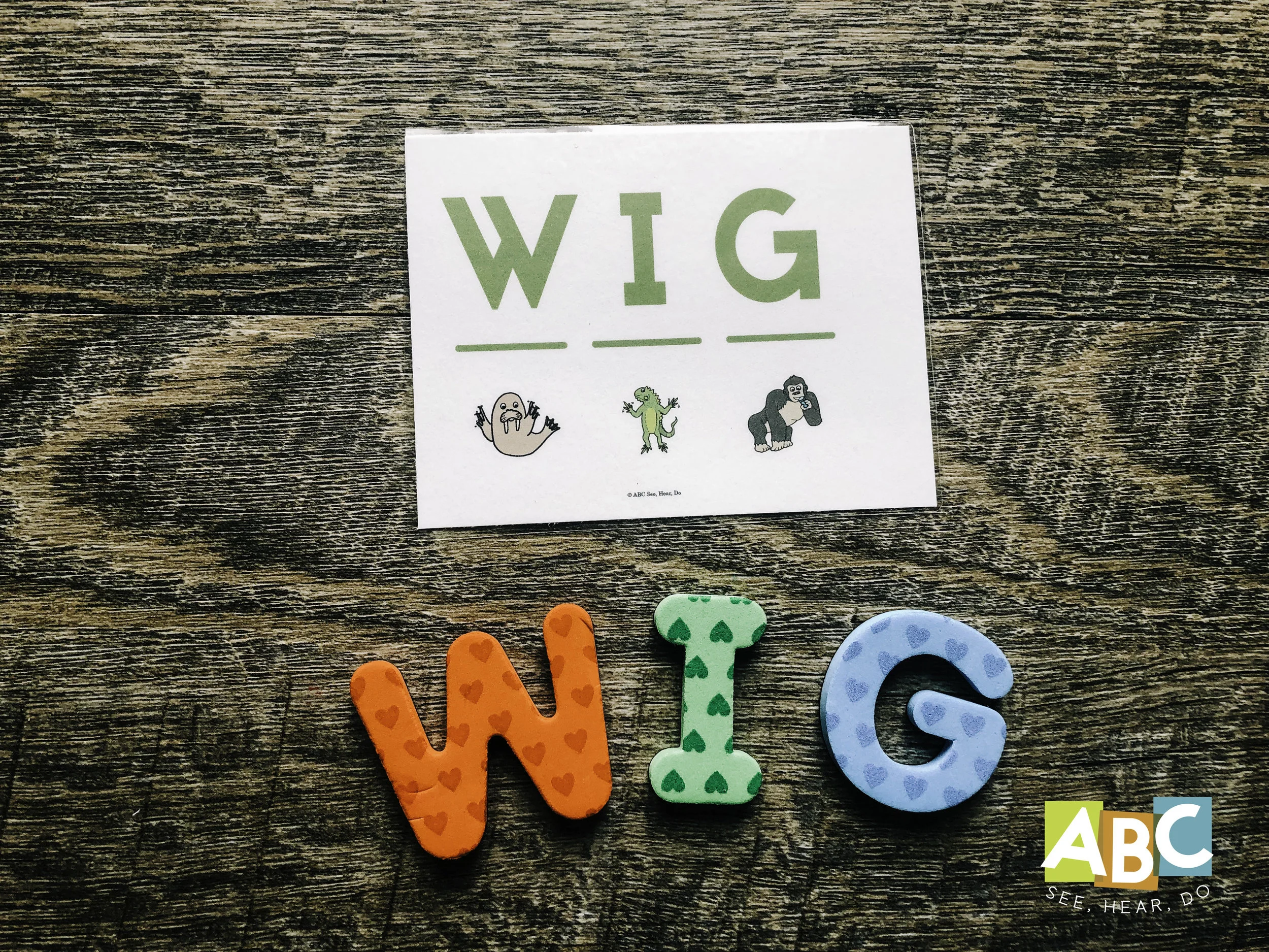 Nine Ideas for Using the CVC Flashcards — ABC See, Hear, Do