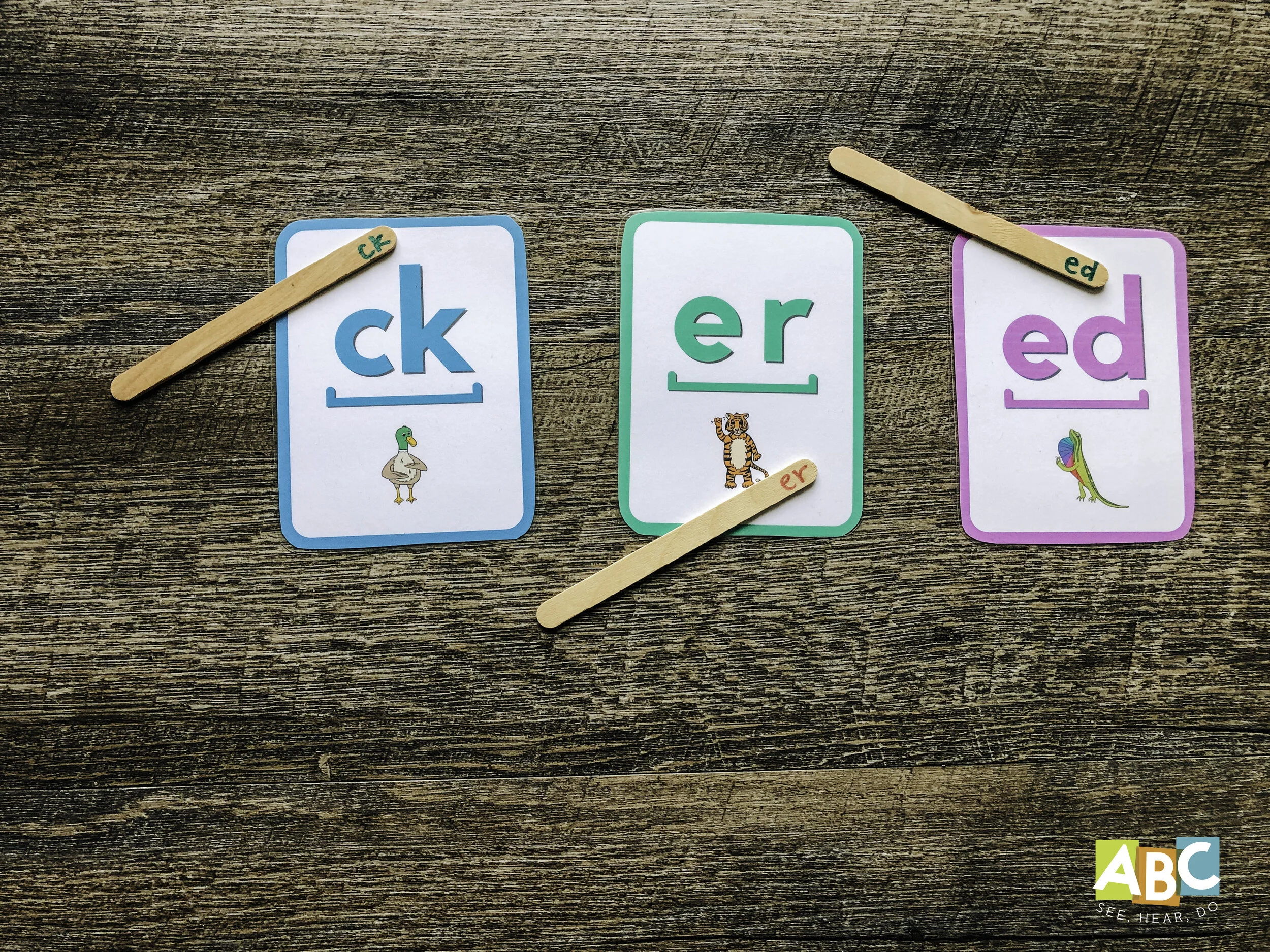 Ending Sound -ck Letter Crafts and Activities — ABC See, Hear, Do