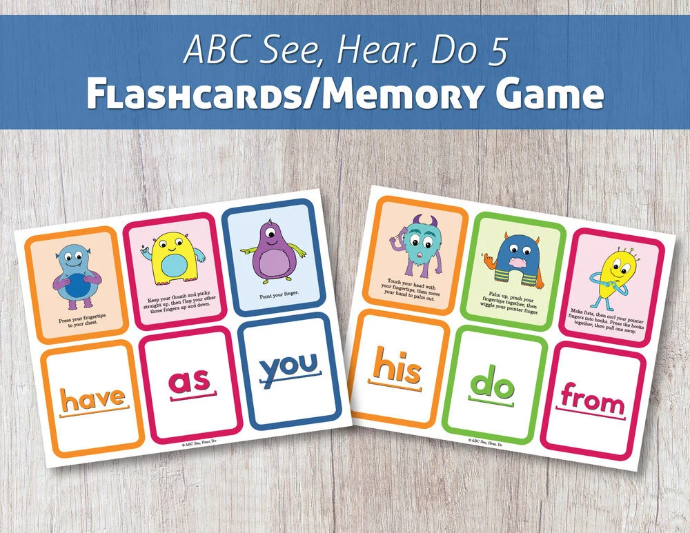 ABC See, Hear, Do 5 Flashcards — ABC See, Hear, Do