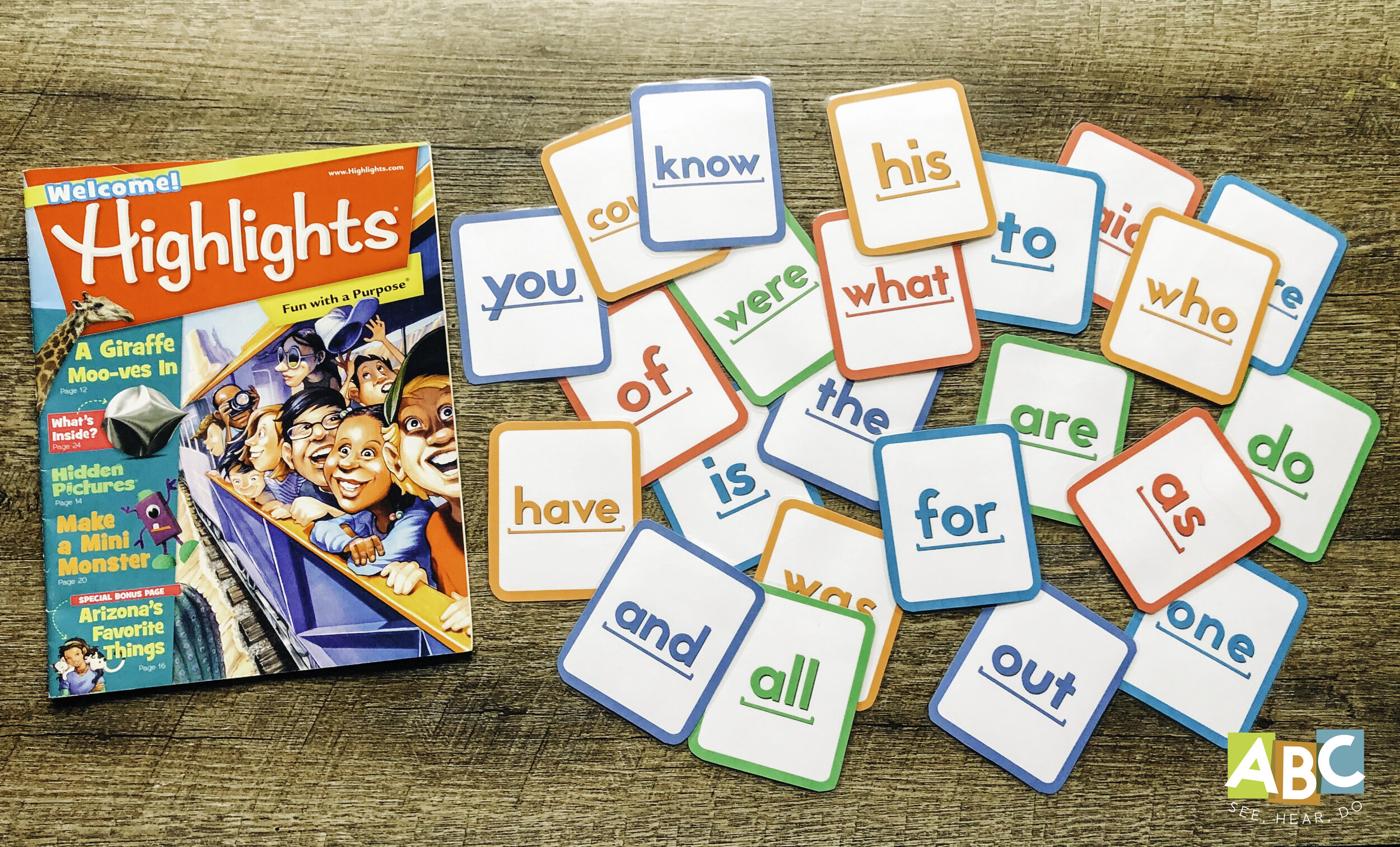 ABC See, Hear, Do 5 Flashcards — ABC See, Hear, Do