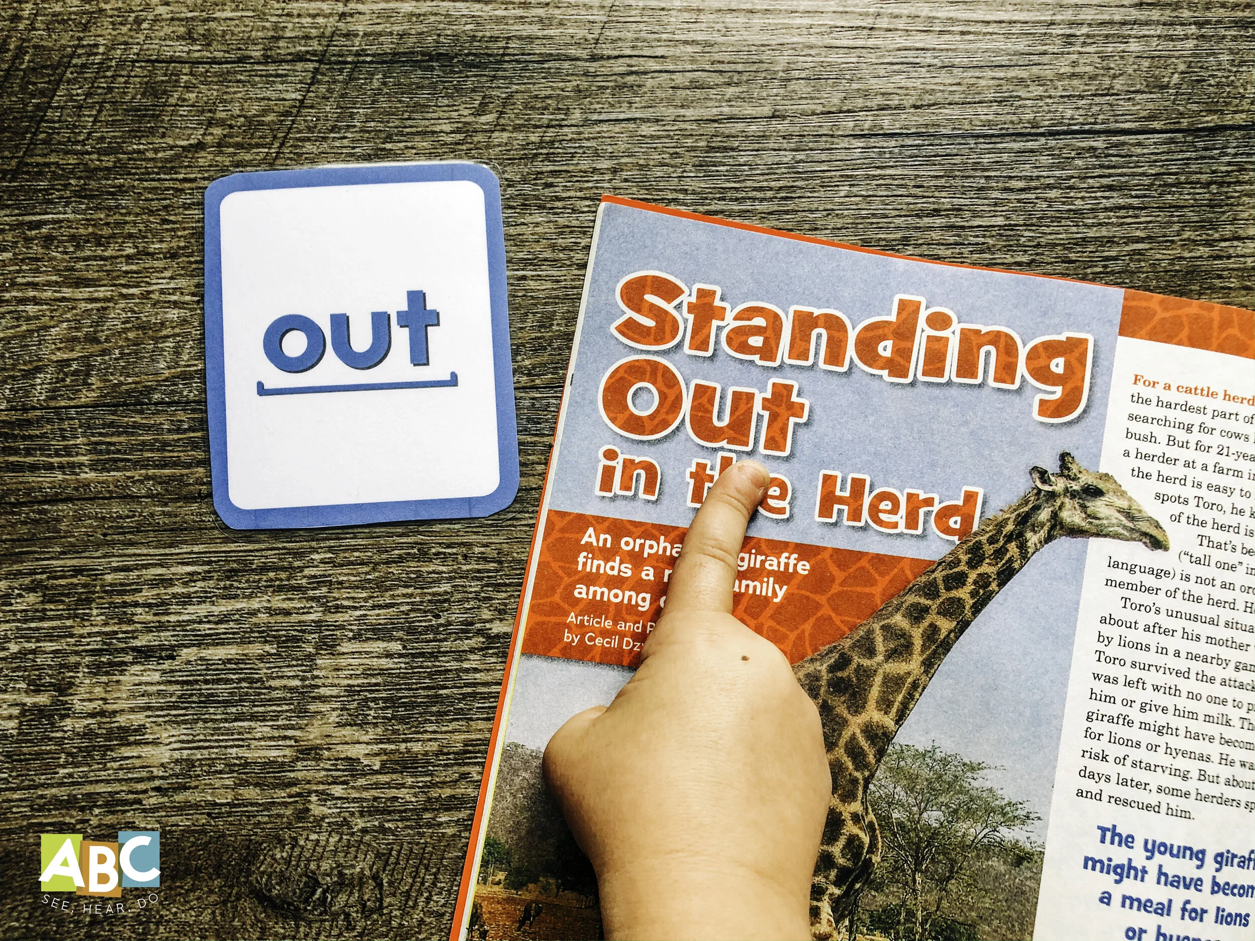 ABC See, Hear, Do 5 Flashcards — ABC See, Hear, Do