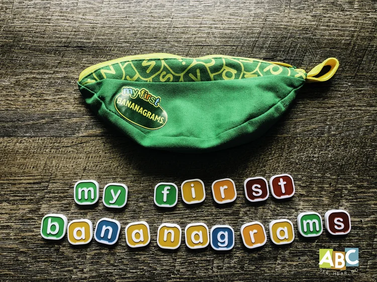 Ten Ways to use My First Bananagrams™ — ABC See, Hear, Do