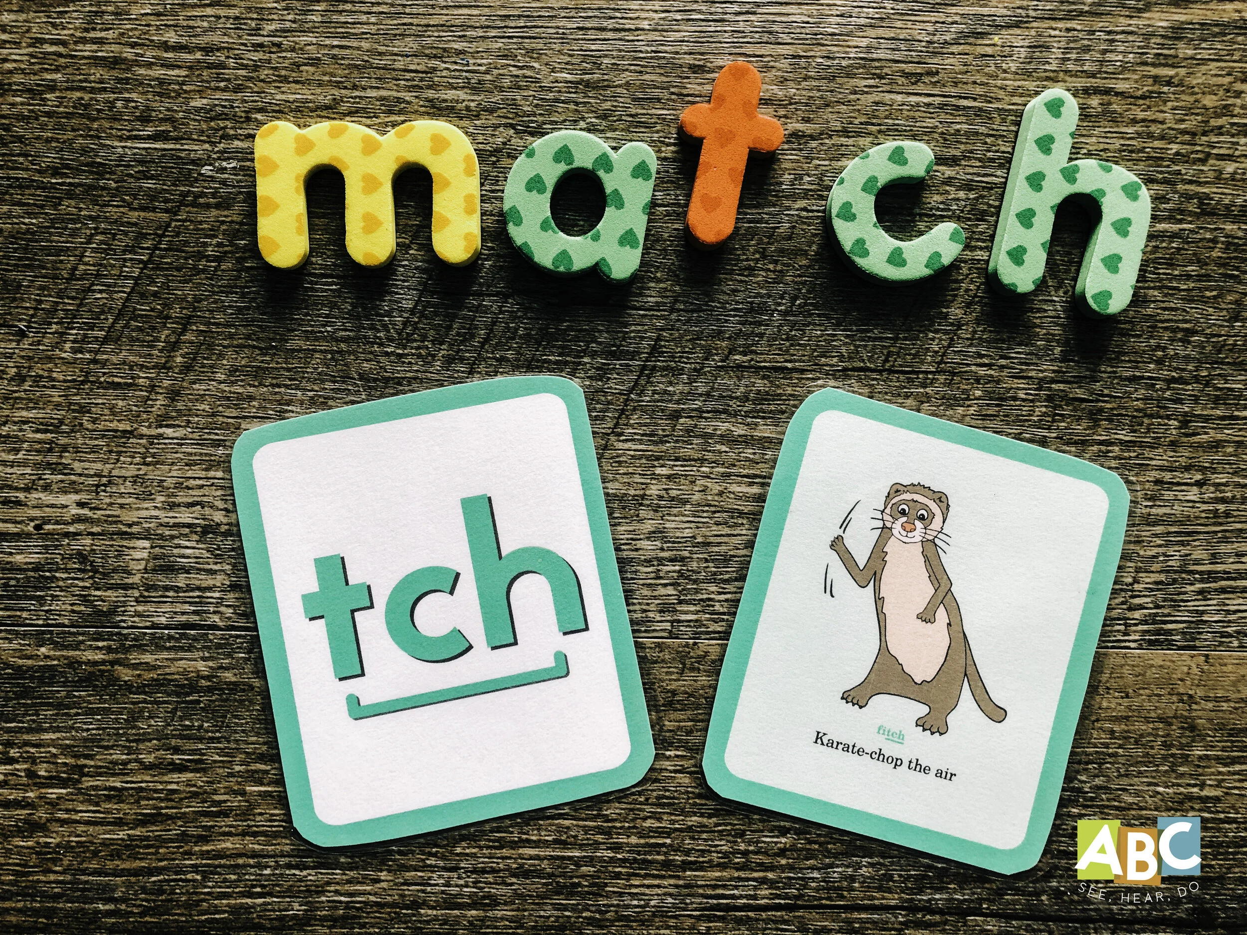 Ending Sound -tch Letter Crafts and Activities — ABC See, Hear, Do