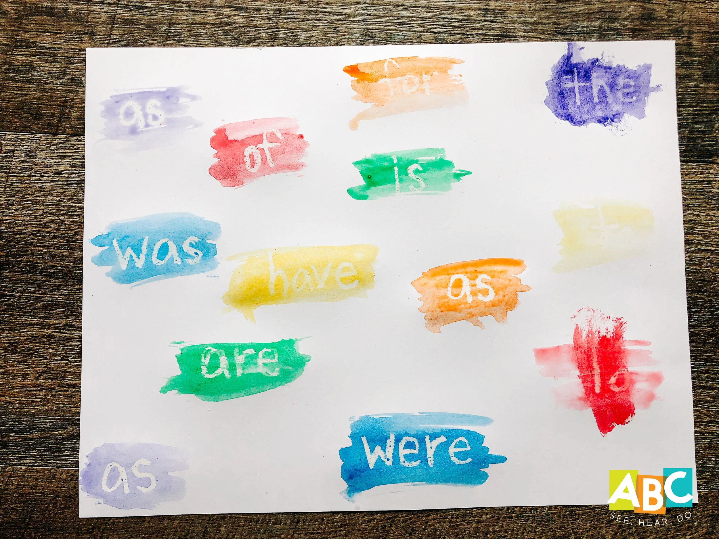 as Sight Word | Explore, Learn, Create — ABC See, Hear, Do