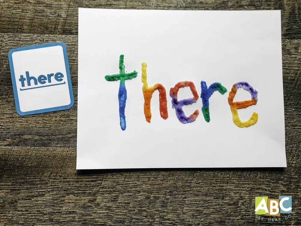 there Sight Word | Explore the Possibilities — ABC See, Hear, Do