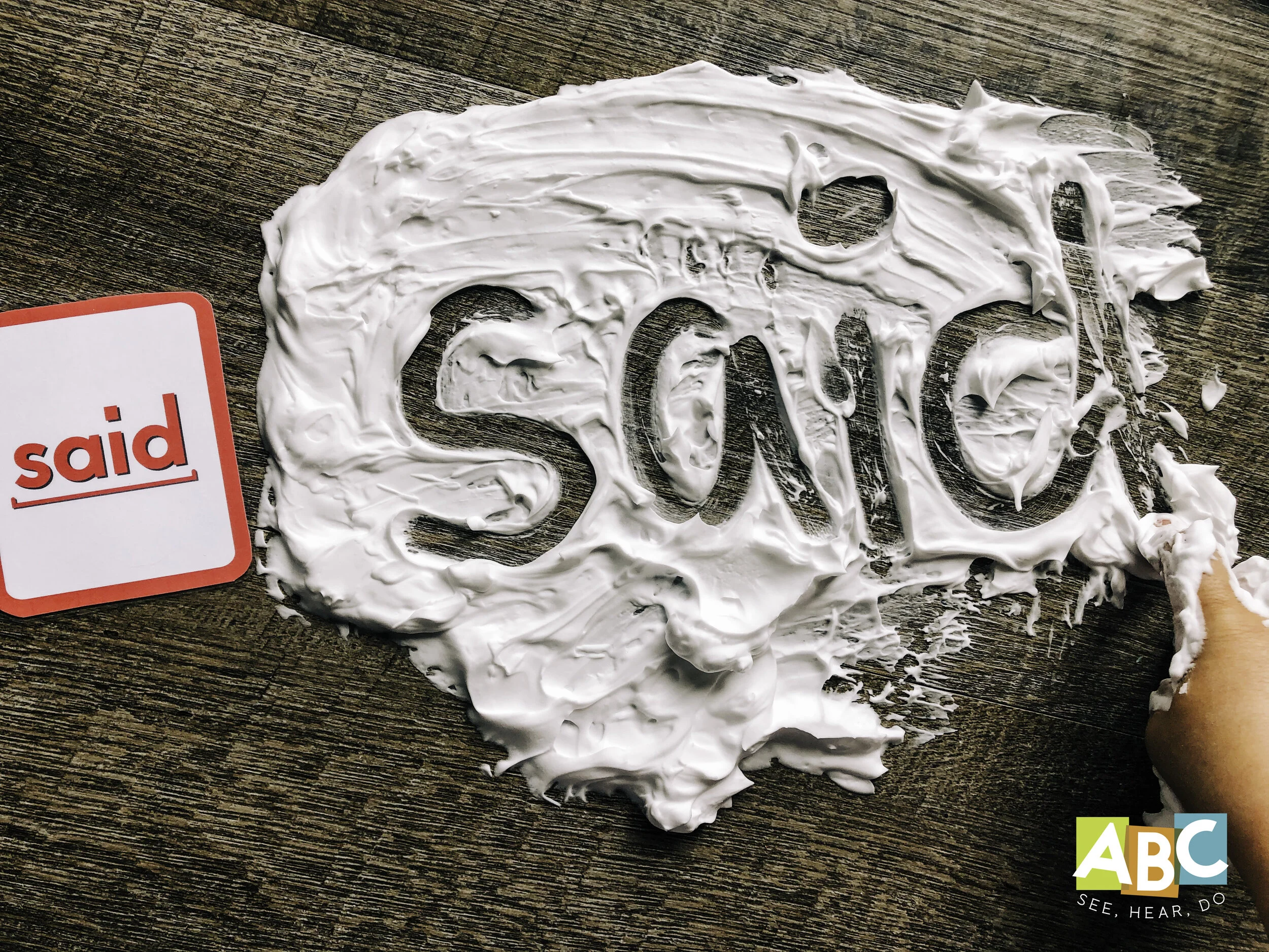 Sight Word "said" Letter Crafts and Activities — ABC See, Hear, Do