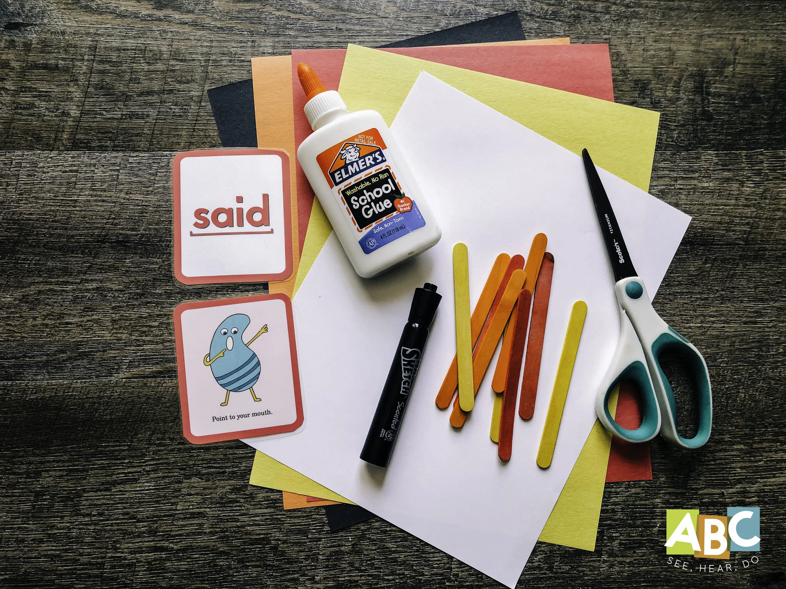 Sight Word "said" Letter Crafts and Activities — ABC See, Hear, Do