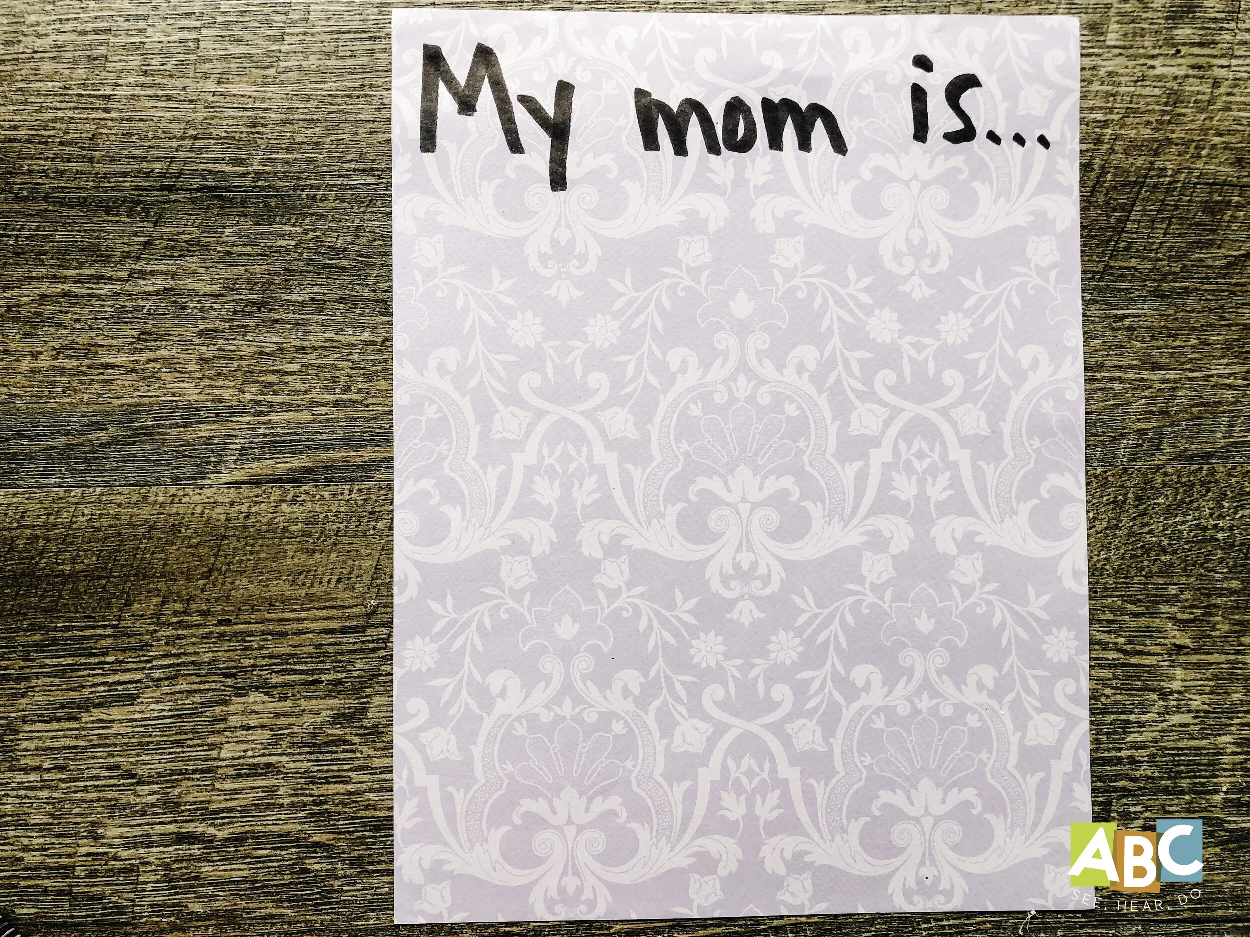 Mother’s Day Crafts & Activities — ABC See, Hear, Do
