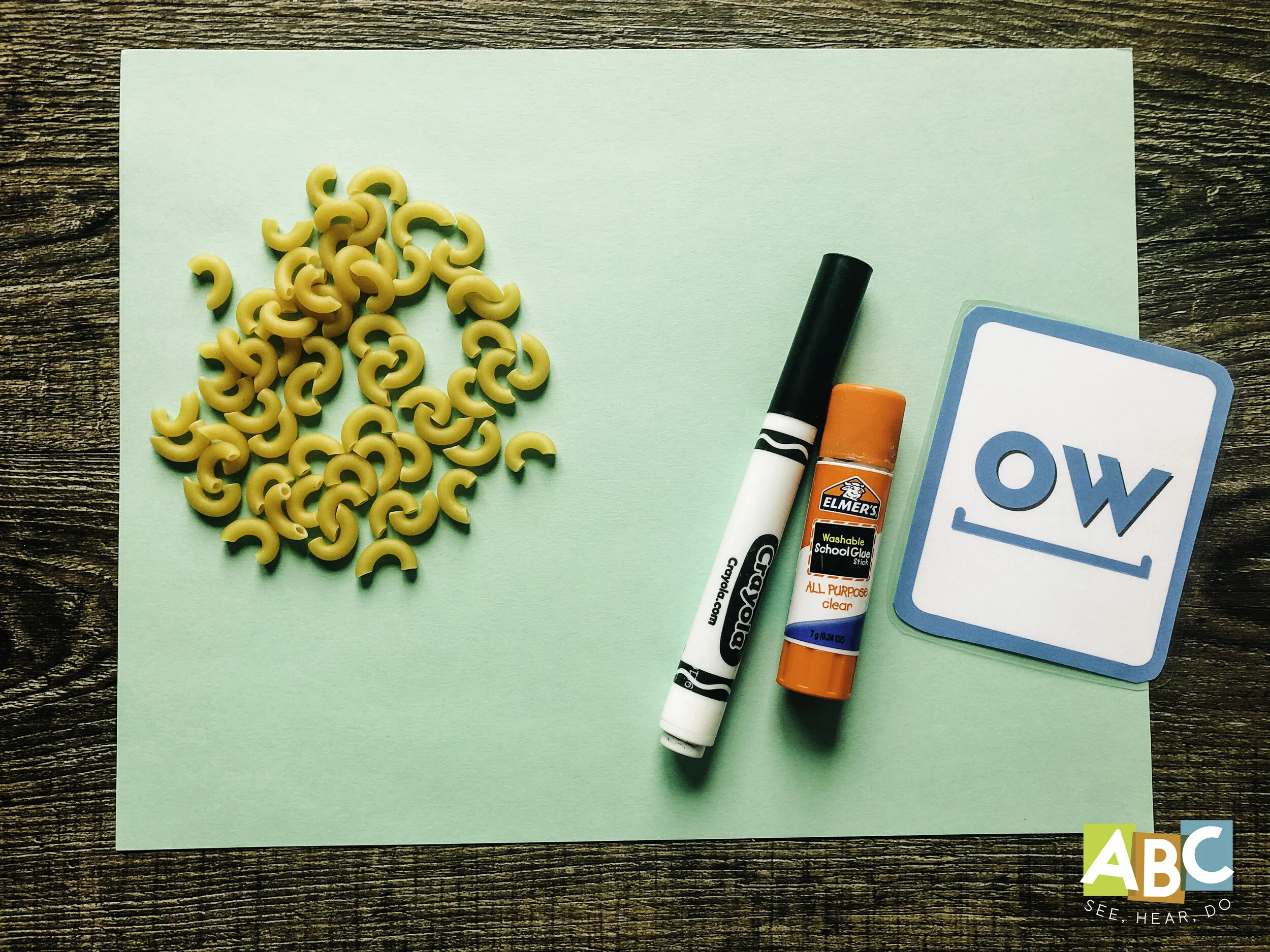Long "ow" Sound Letter Crafts and Activities — ABC See, Hear, Do