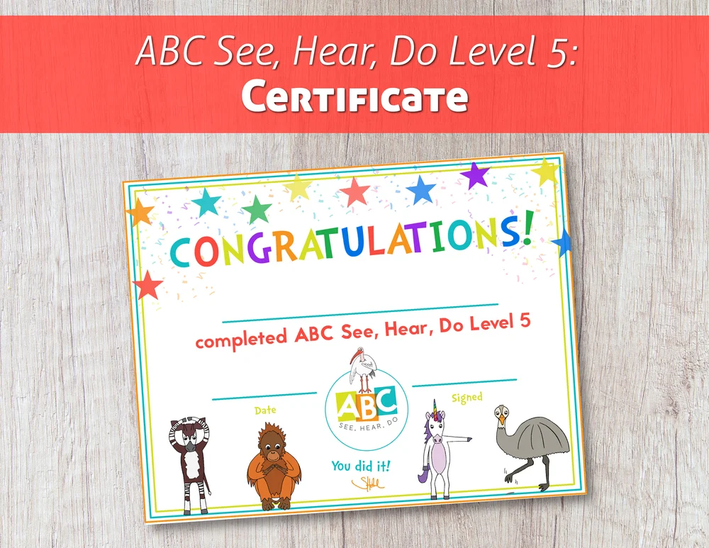 ABC See, Hear, Do Level 5: Long Vowels Bingo — ABC See, Hear, Do