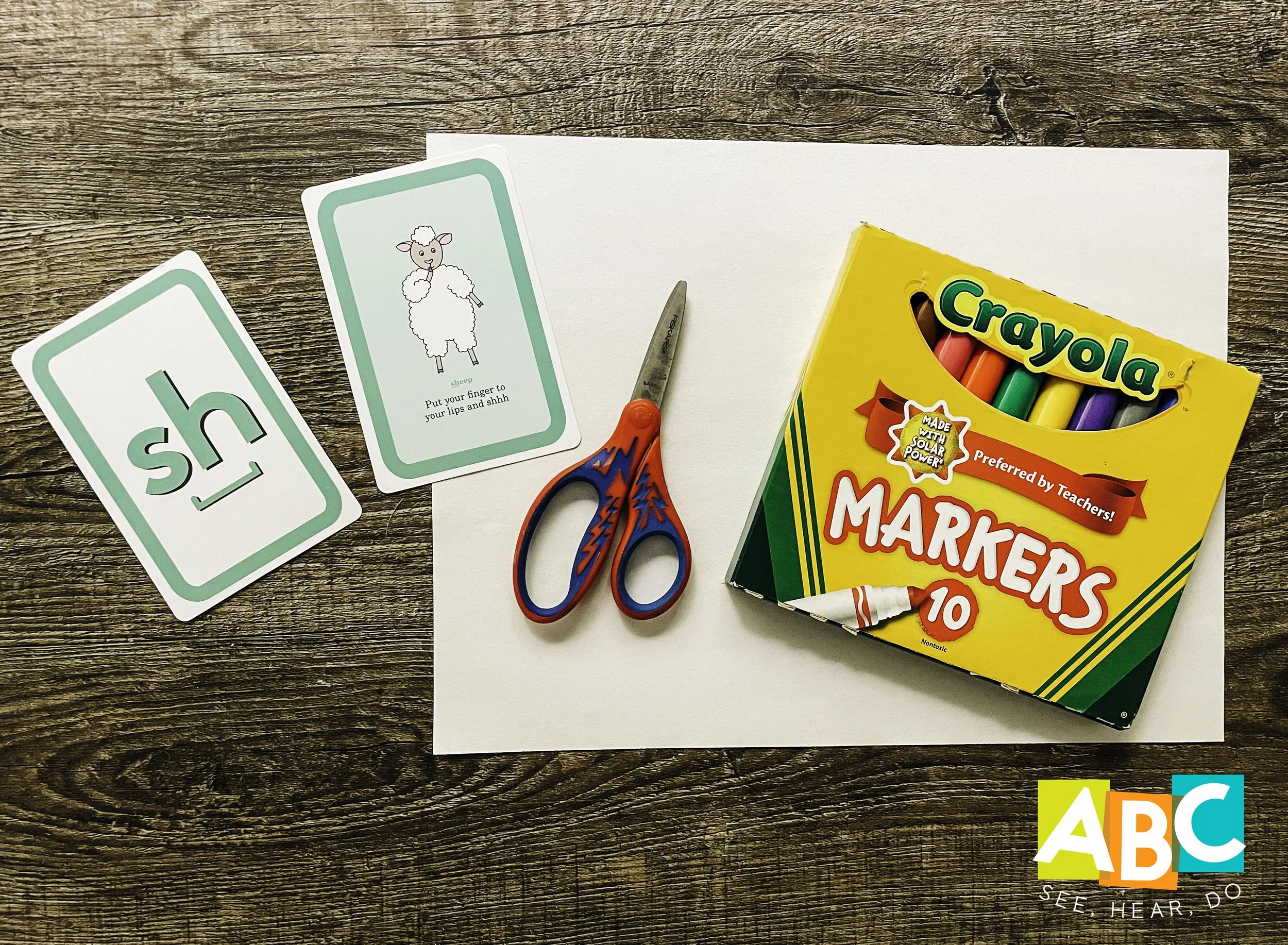 Literacy Play with Letter Blends: /sh/ — ABC See, Hear, Do