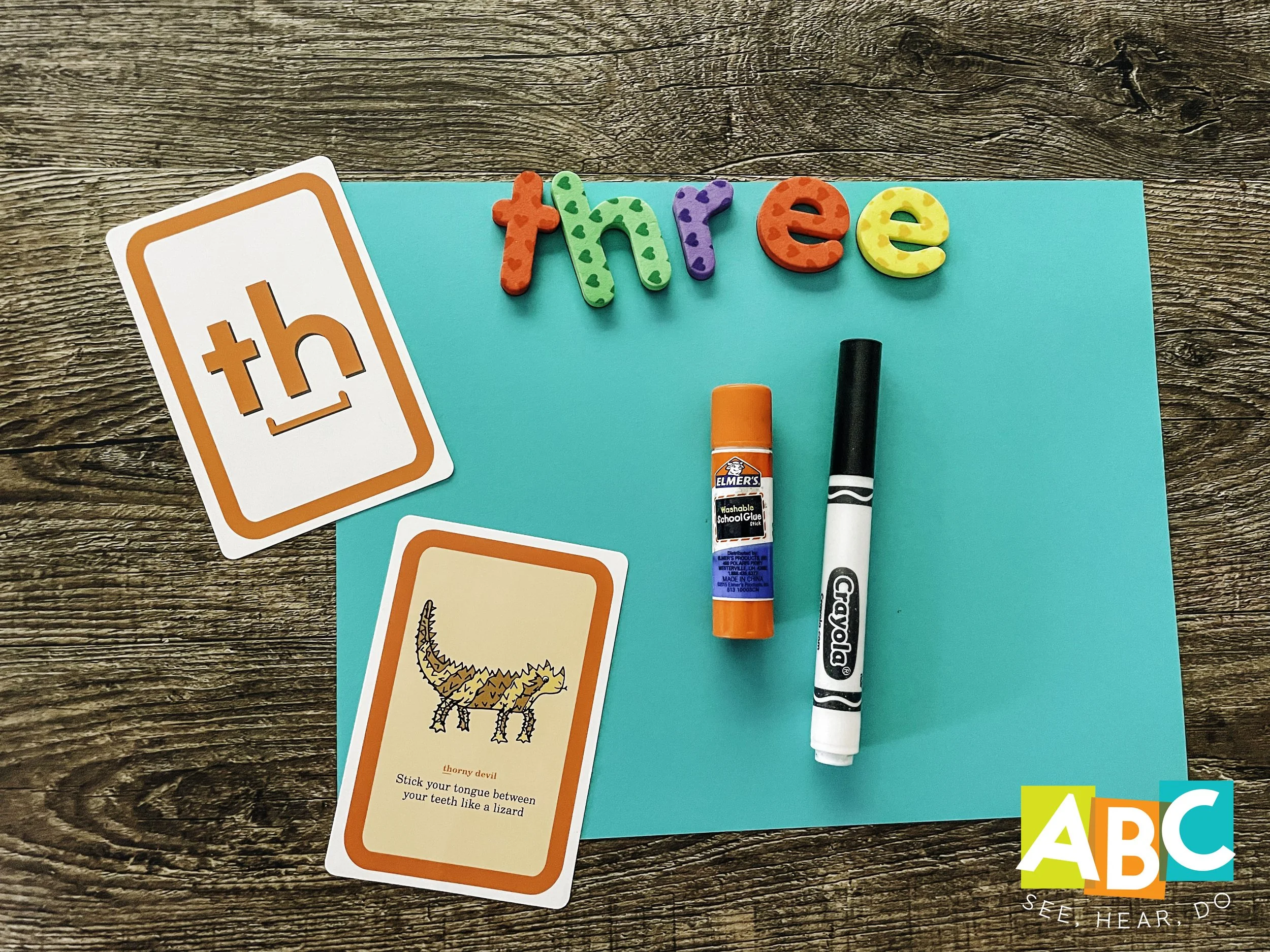 Literacy Play With Letter Blends th ABC See Hear Do literacy-play-with-letter-blends-th-abc-see-hear-do