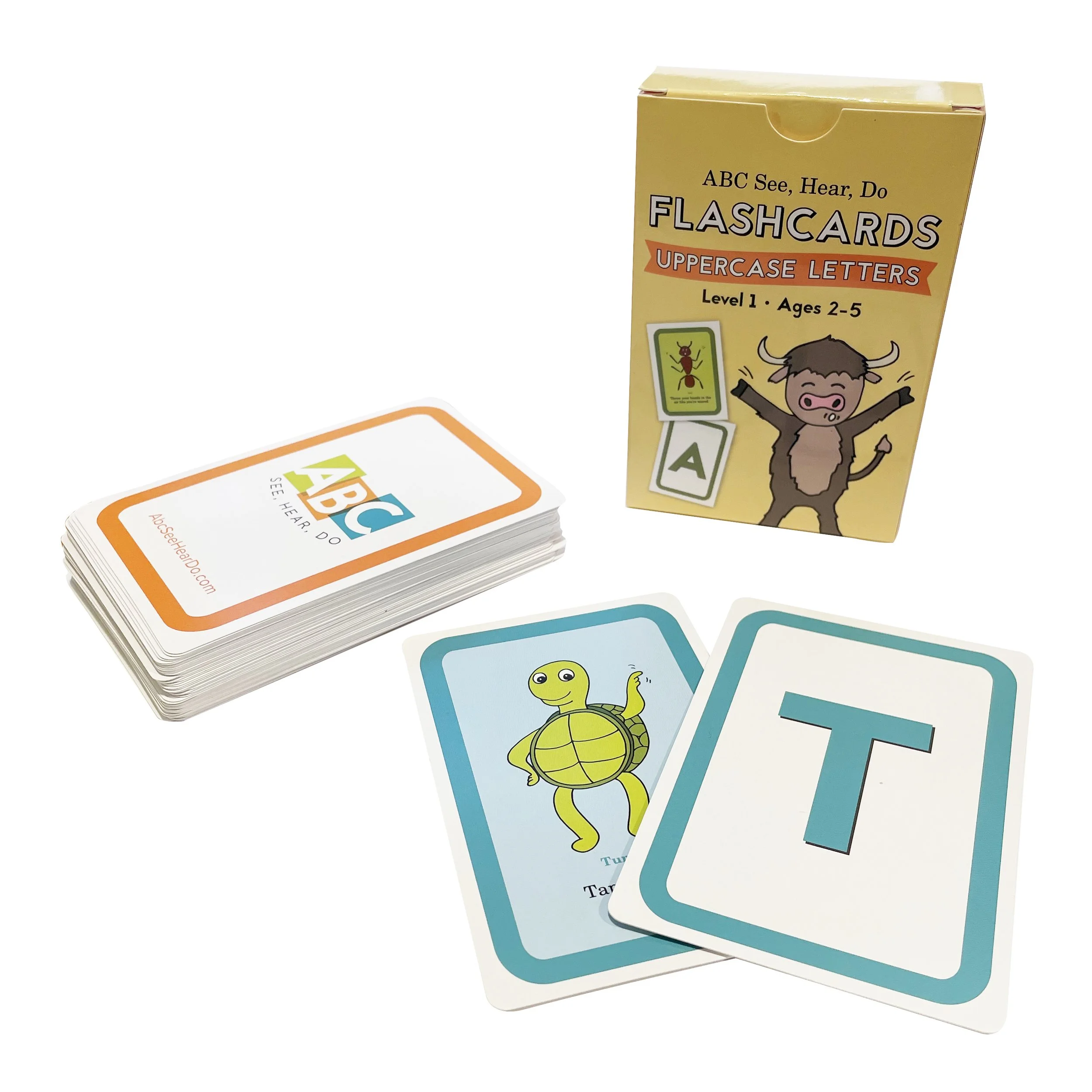 ABC See, Hear, Do Flashcards: Lowercase Letters Level 2 — ABC See, Hear, Do