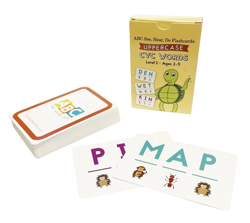 ABC See, Hear, Do Flashcards: Uppercase Letters Level 1 — ABC See, Hear, Do