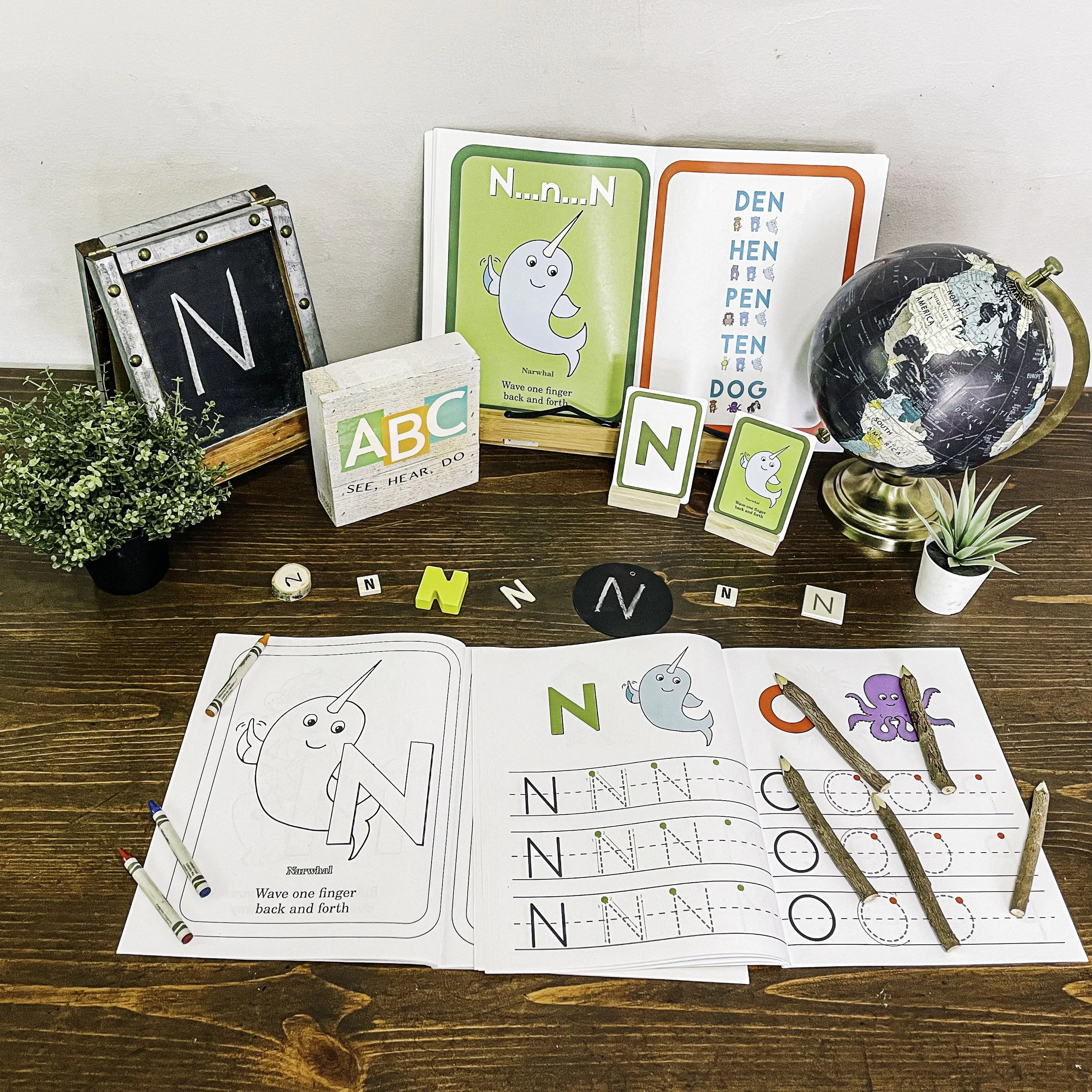 Alphabet Fun with Letter N — ABC See, Hear, Do