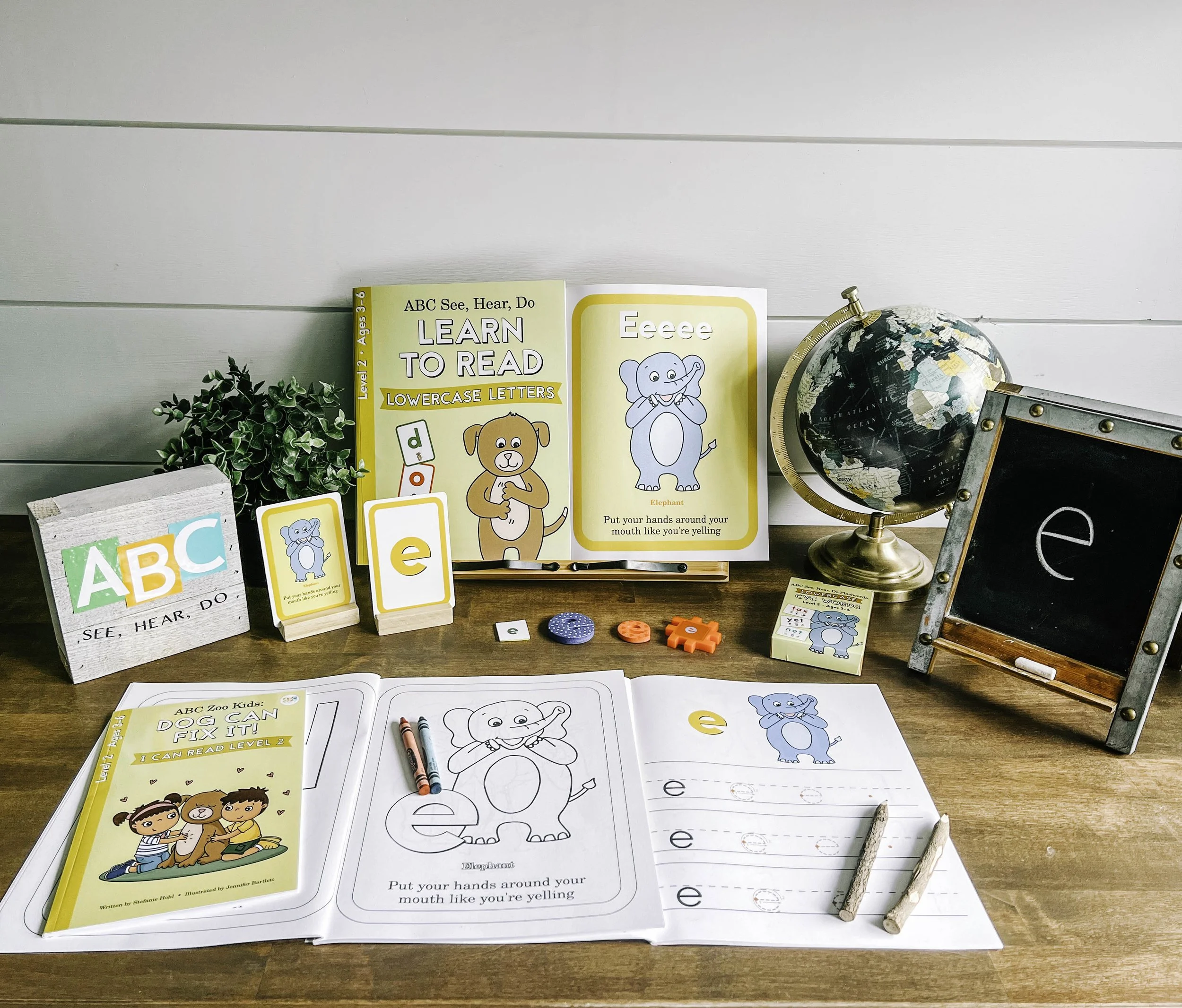 Light up Literacy with Lowercase Letter e — ABC See, Hear, Do