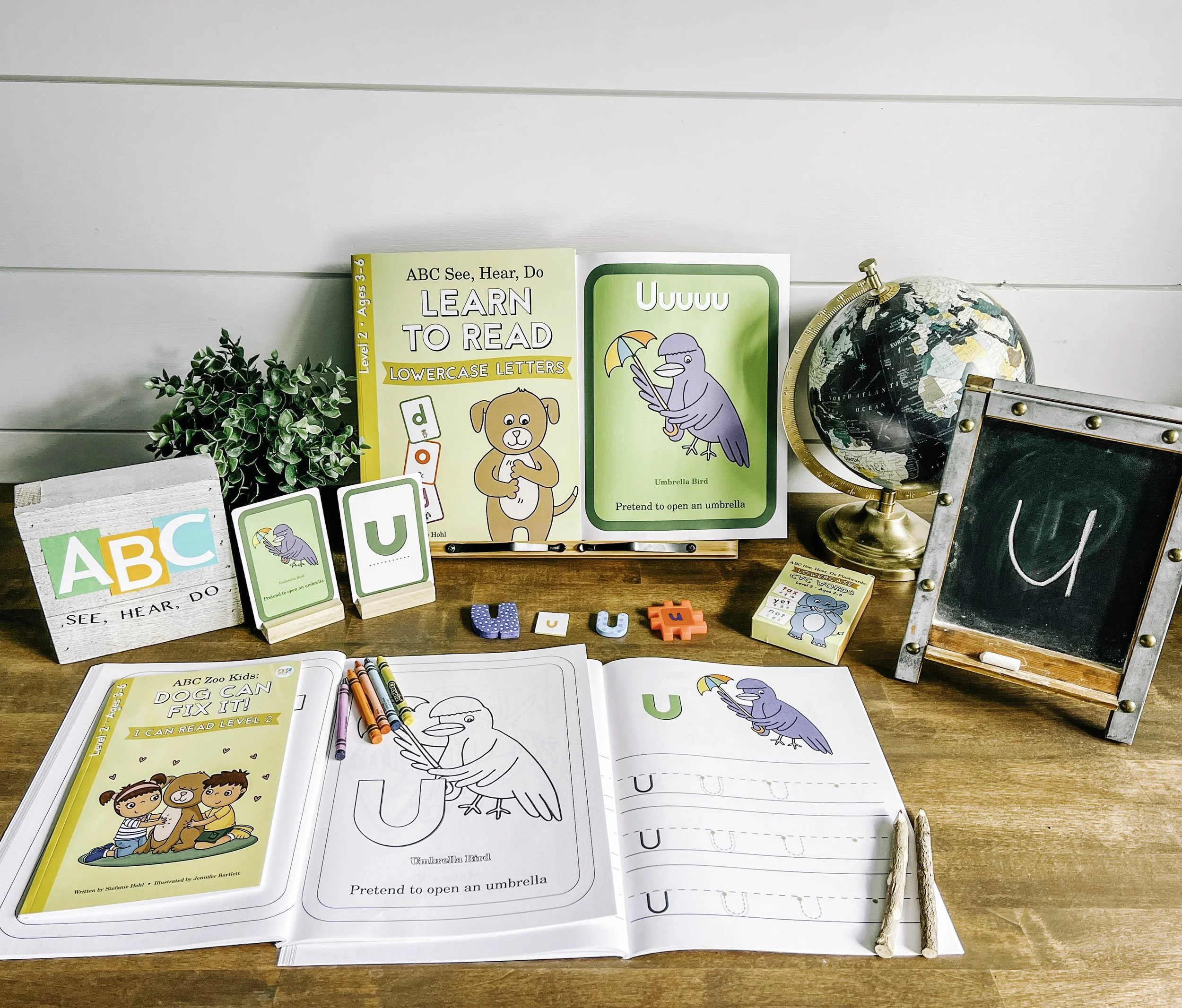 Light up Literacy with Lowercase Letter u — ABC See, Hear, Do