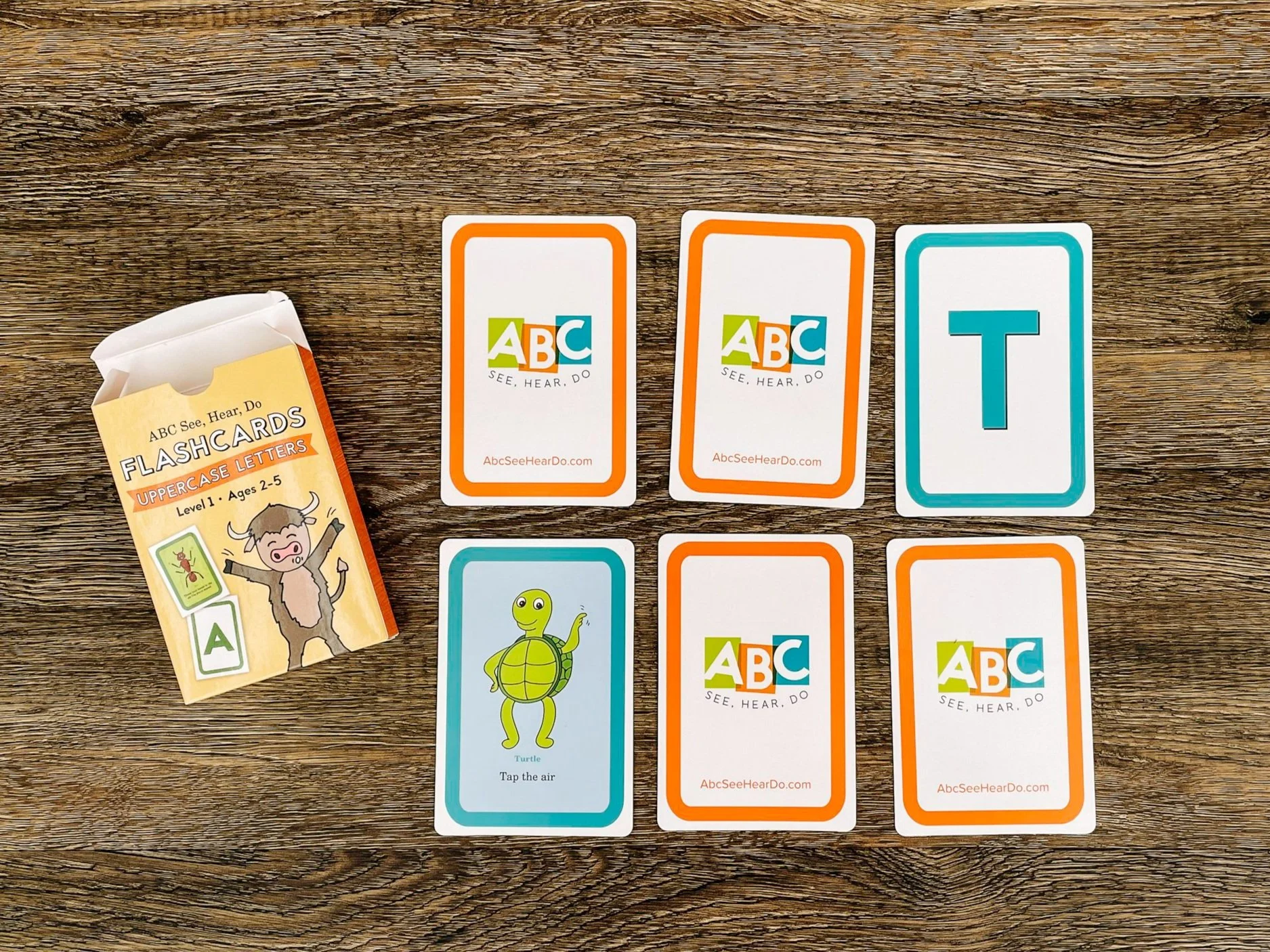 7 Ideas for Using ABC See, Hear, Do Flashcards: Uppercase Letters Level ...