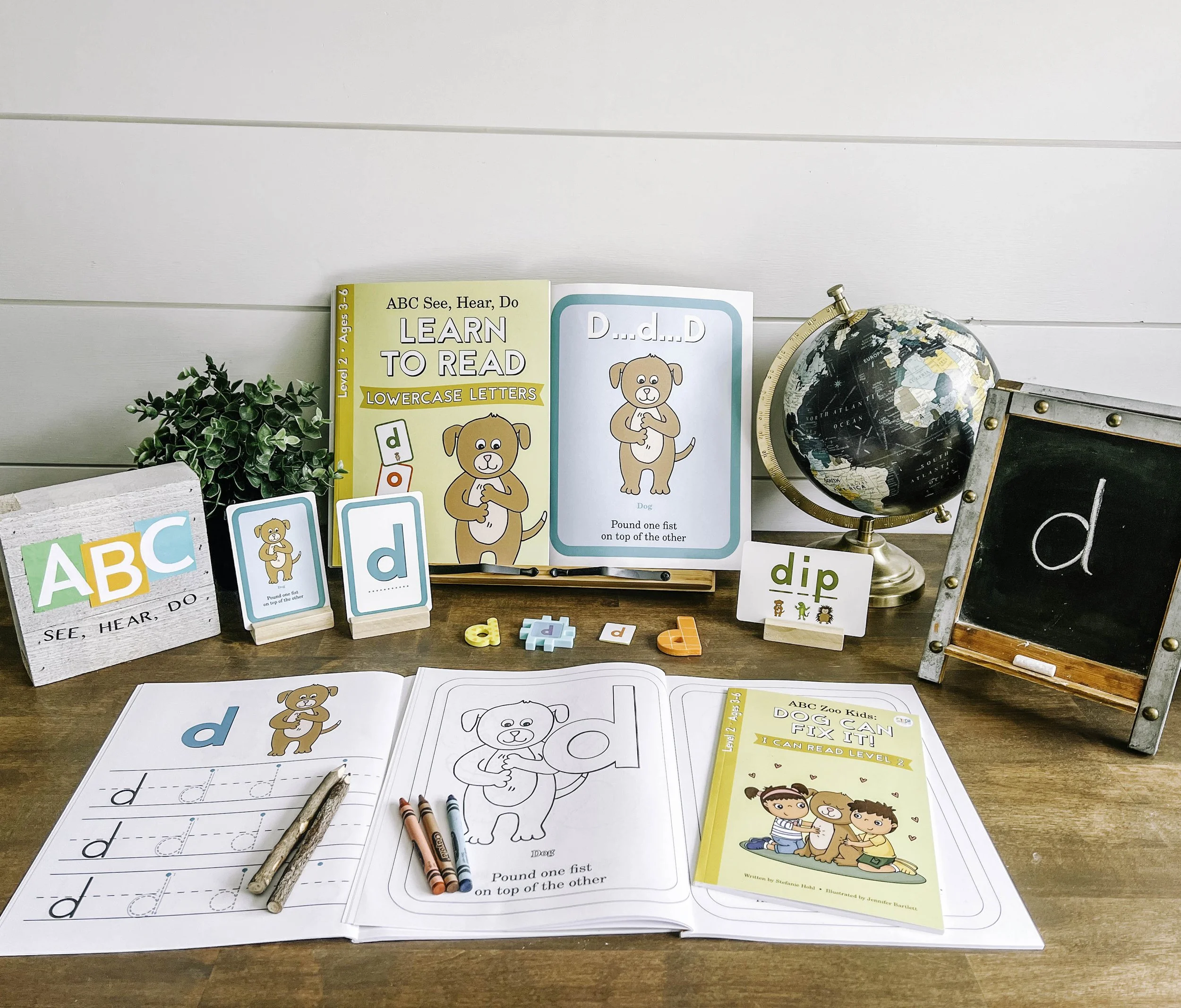 Light up Literacy with Lowercase Letter d — ABC See, Hear, Do