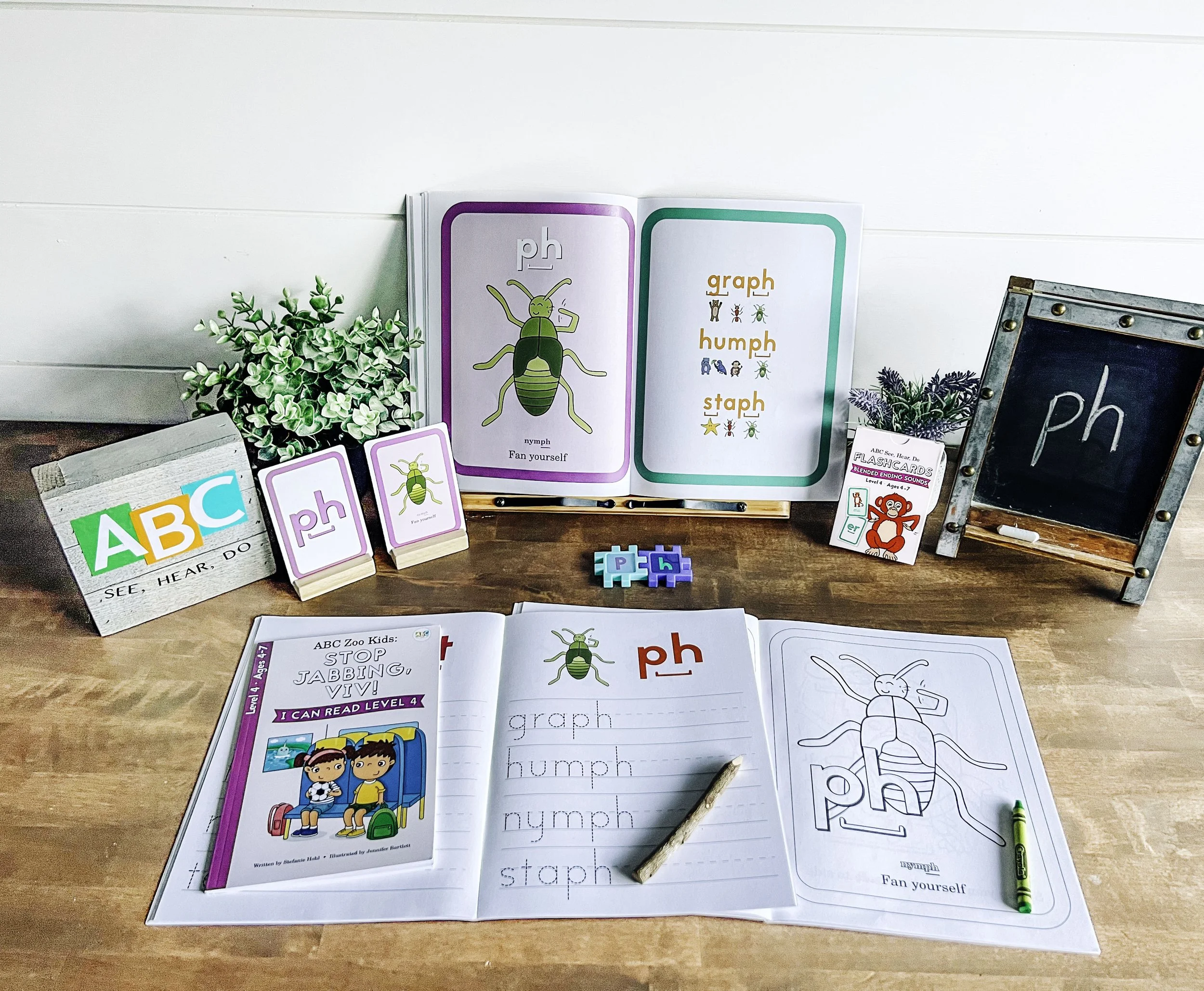 Rev Up Reading with the -PH Blend! — ABC See, Hear, Do