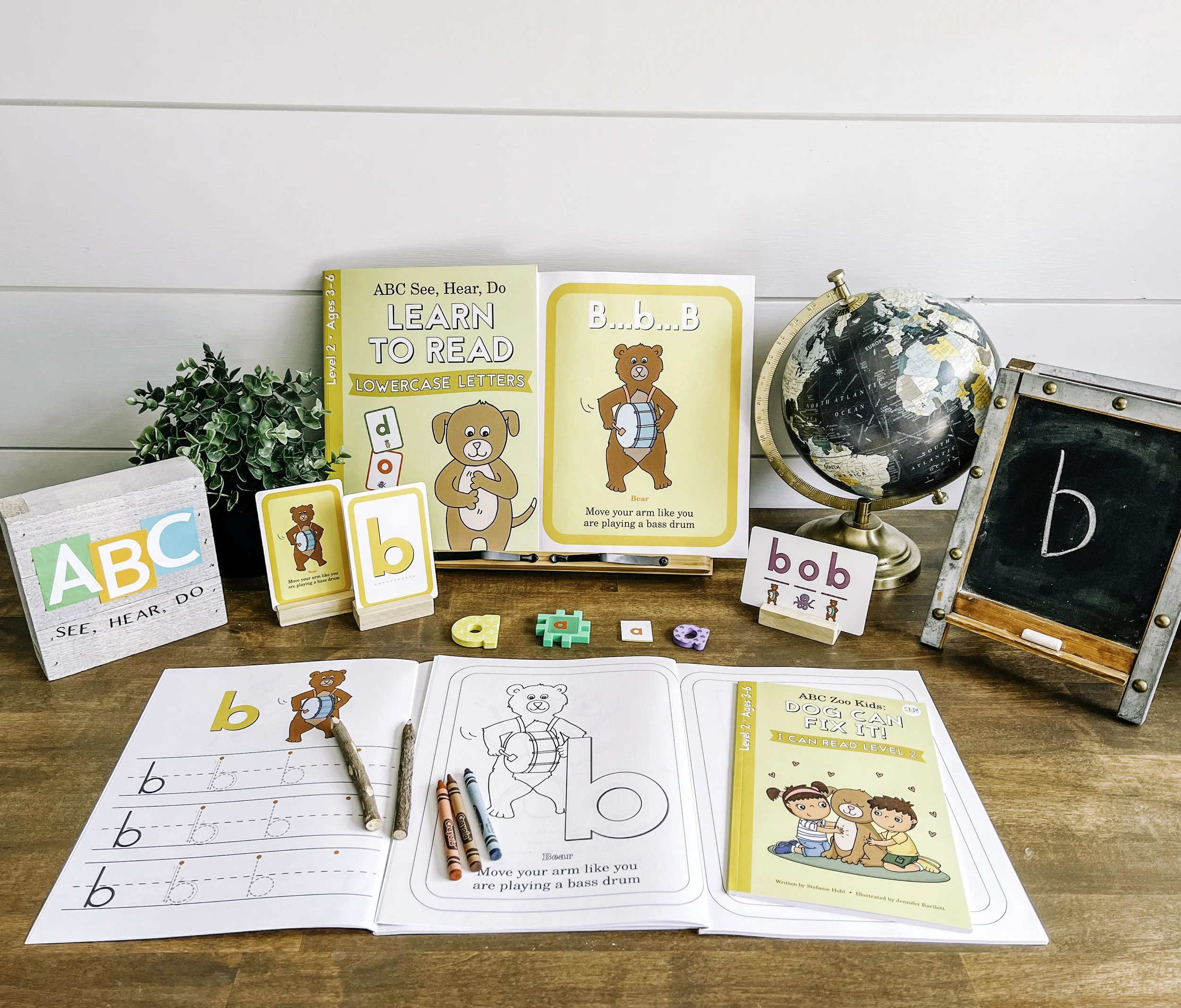 Light up Literacy with Lowercase Letter b — ABC See, Hear, Do