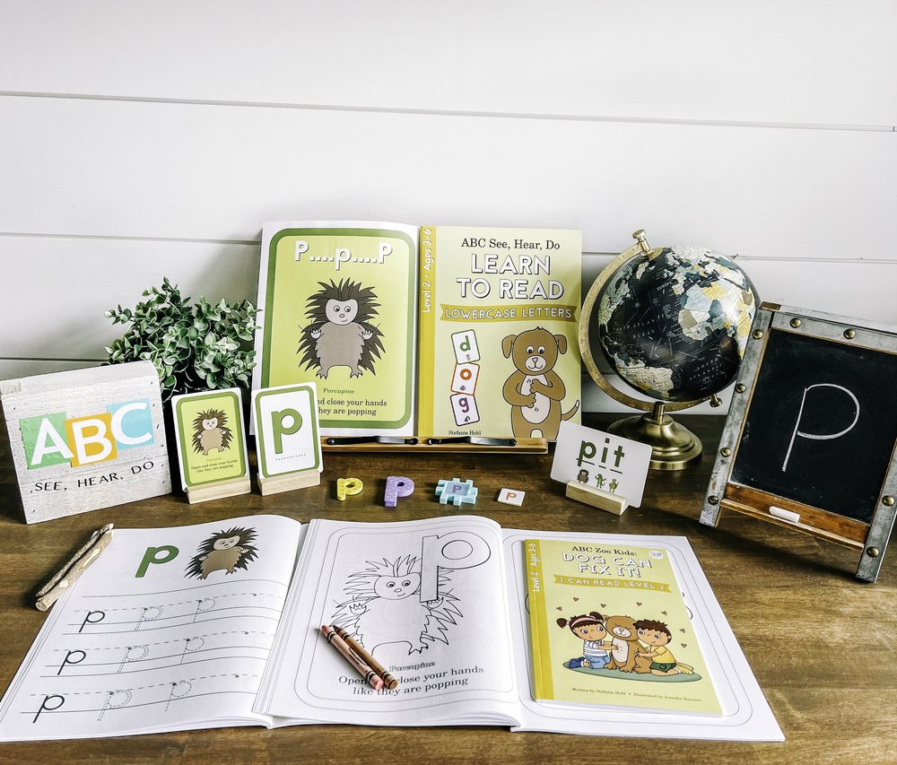 Light up Literacy with Lowercase Letter p — ABC See, Hear, Do