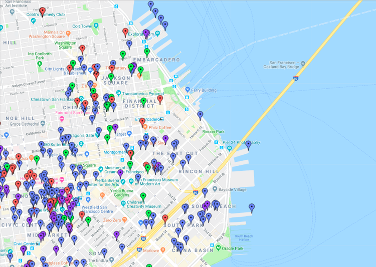 San Francisco Ghost Sign Mapping Project