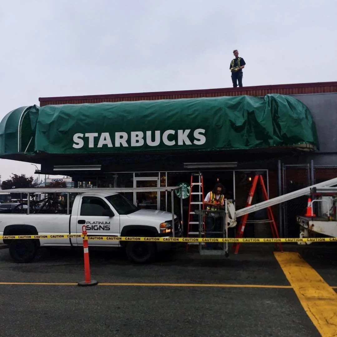 Commercial Awnings | Residential Awnings-Platinum Signs Ltd ...