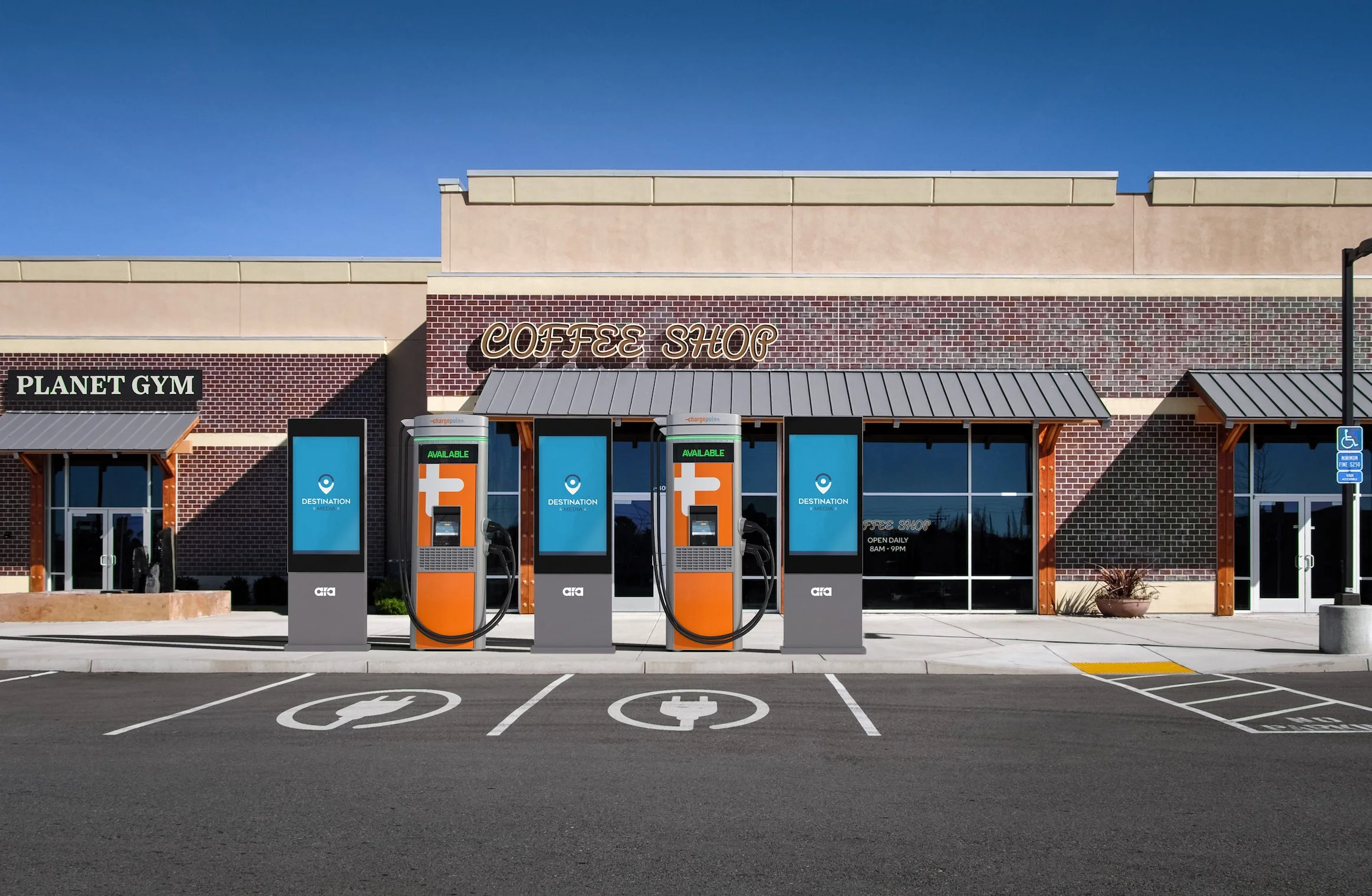 Destination Media – EV Charging Station Advertising — GSTV.com