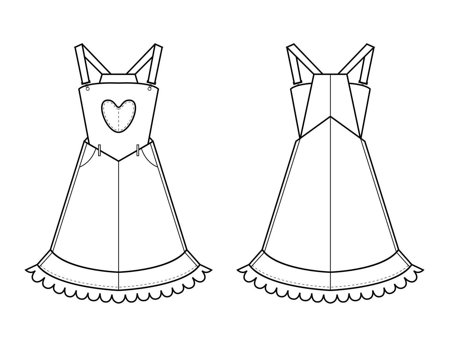 Heart Overalls — SOFIA K PFANNER