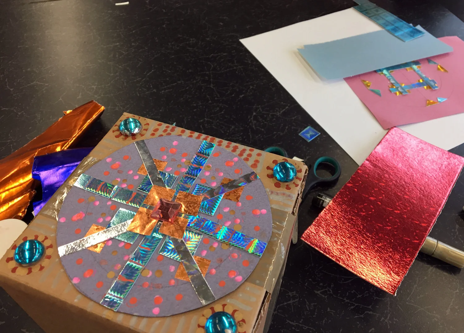 Aztec Sun Art Project