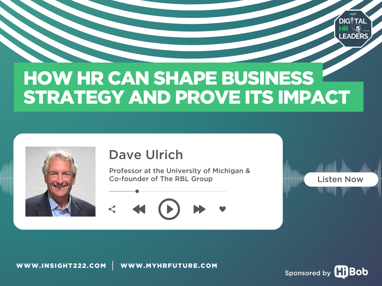 Digital HR Leaders Podcast hosted by David Green | myHRfuture