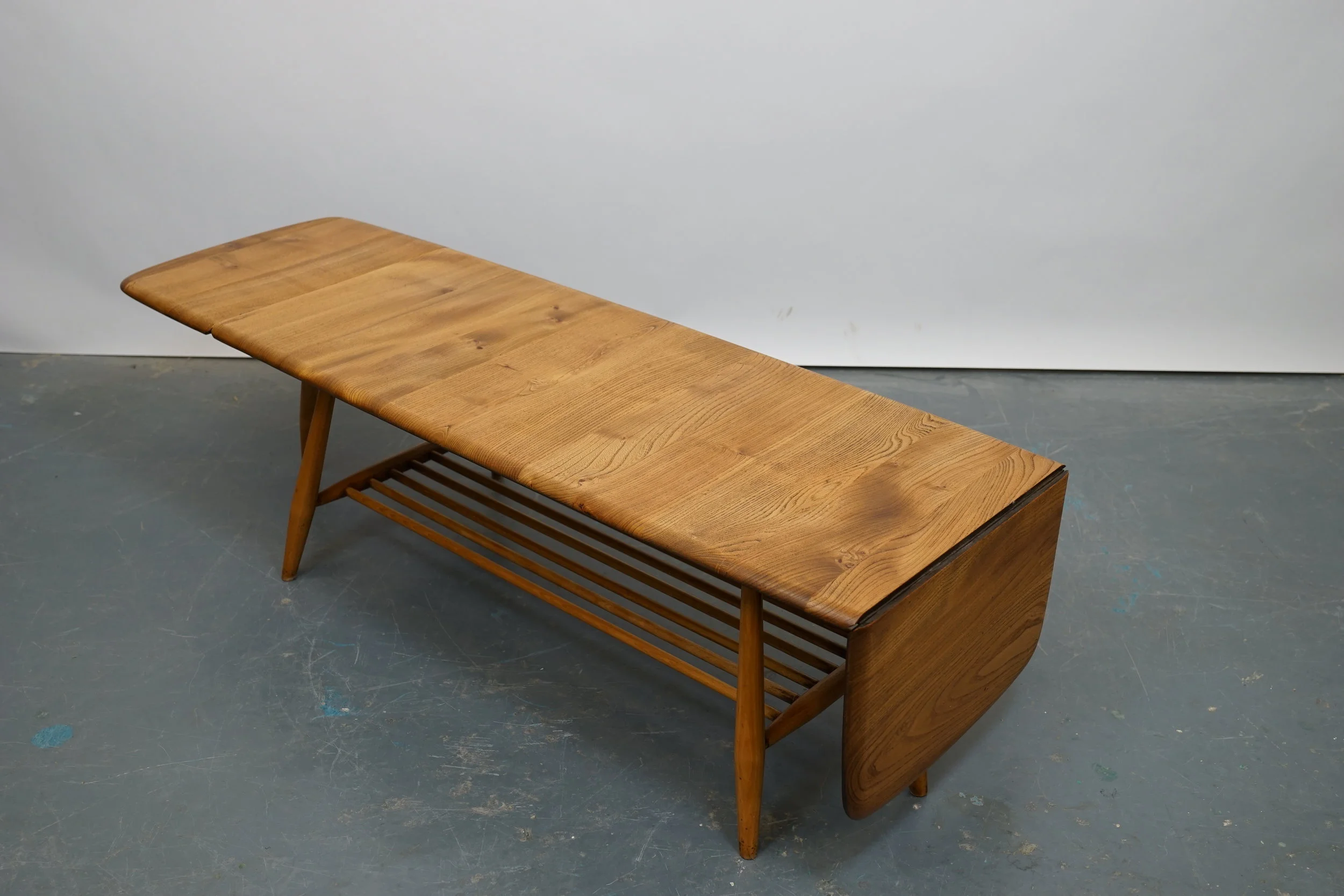 Ercol Model 456 Drop Leaf Extending Coffee Table - Circa 1957 Old Old Woods Archieve