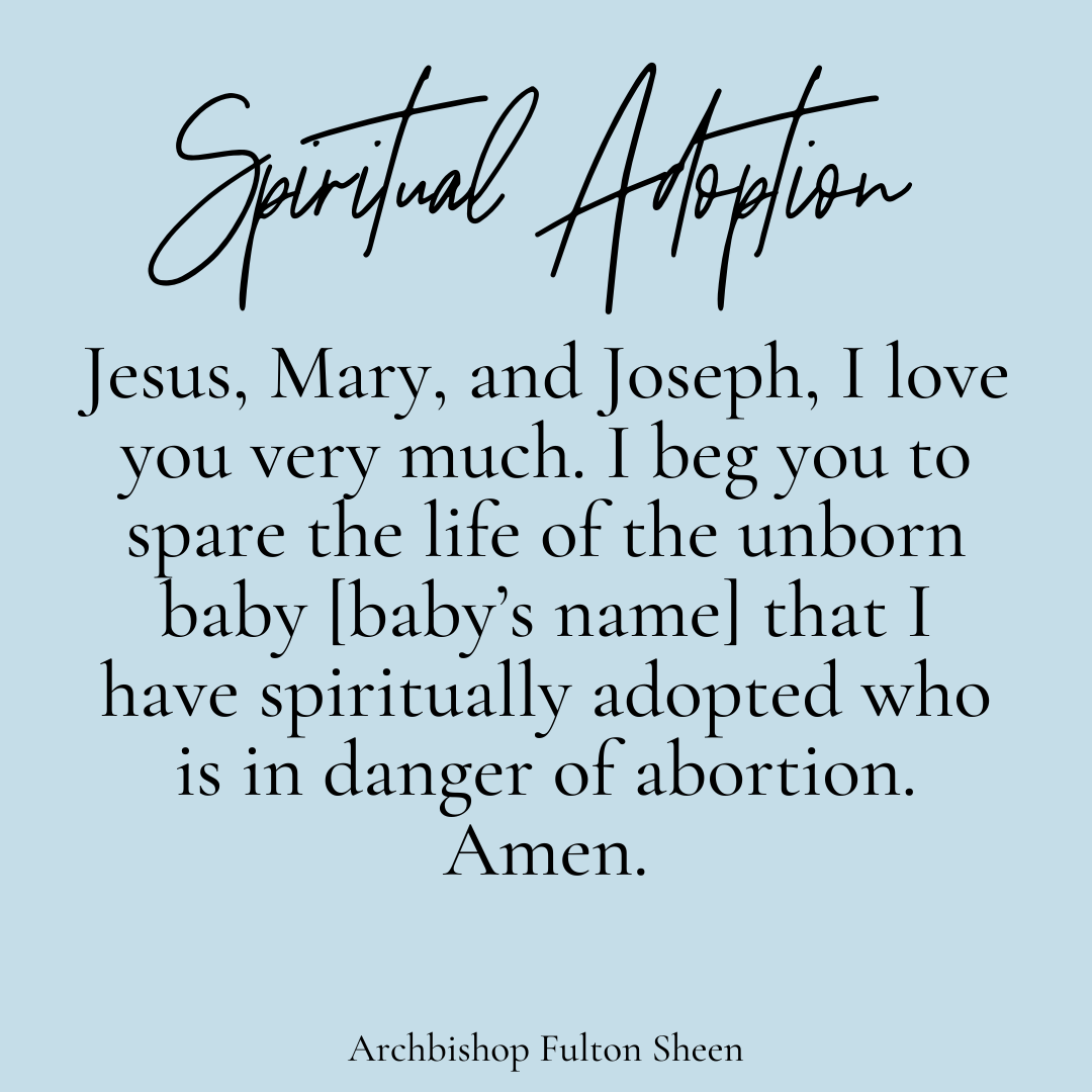 Spiritual Adoption — Pelican Project