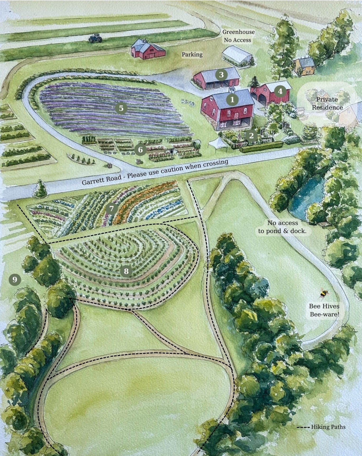 Farm Map & Visitor Guide — Star Bright Farm