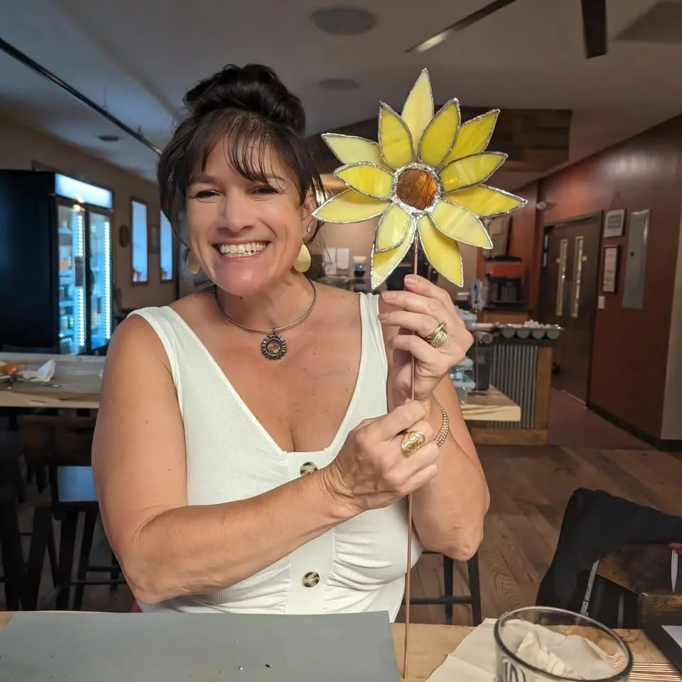 Sunflower Stained Glass — Star Bright Farm