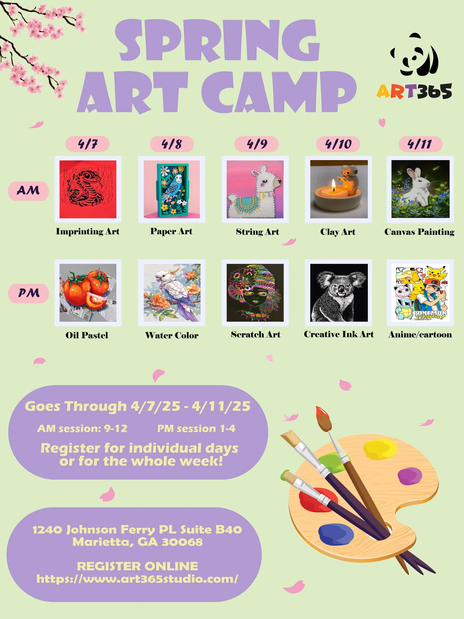 Art Class and Art Camp in Marietta, East Cobb