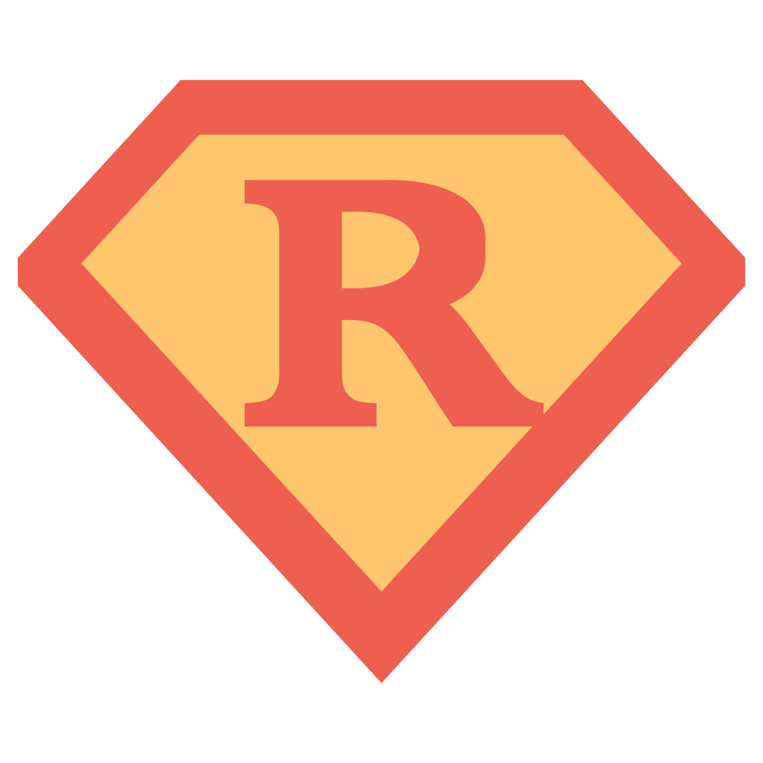 Superman Letter R