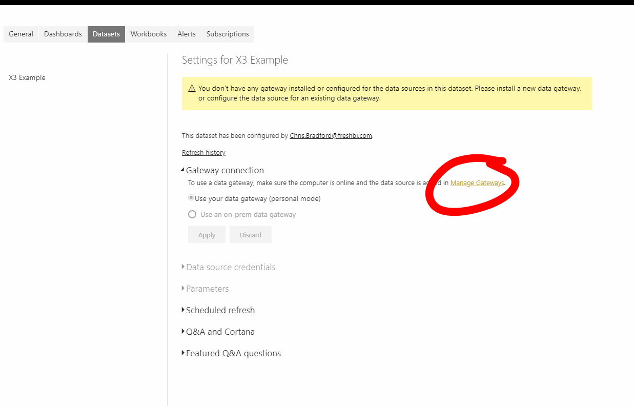 Power BI Data Gateway: Earth To Cloud | Blog | FreshBI