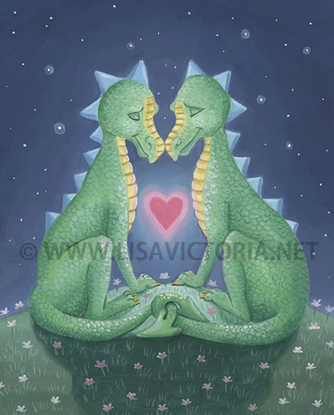 Two Dragons In Love
