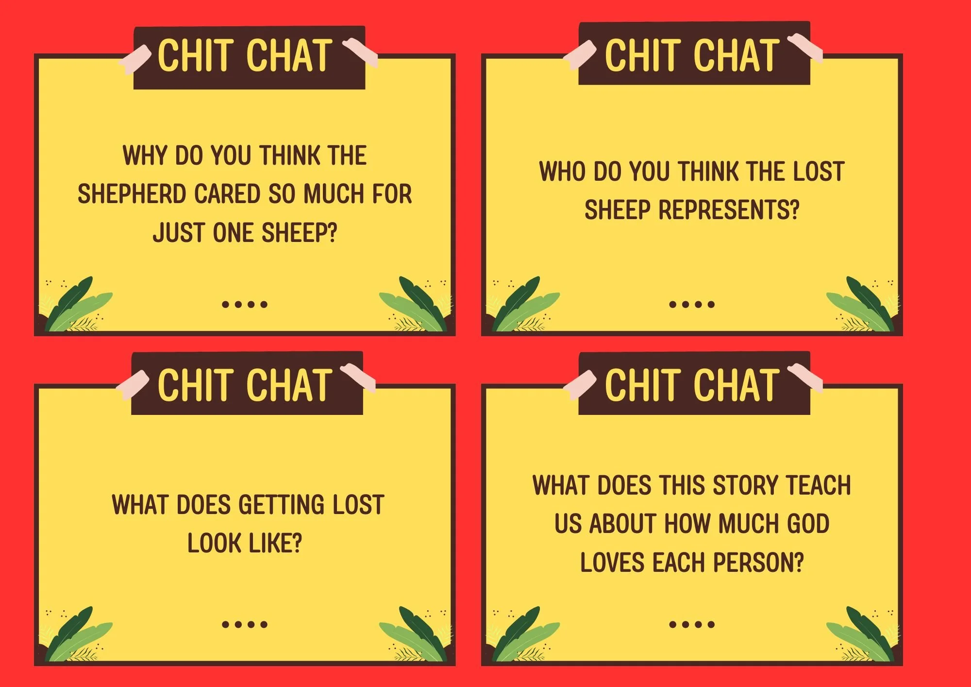 The Parable of the Lost Sheep: Luke 15:3-7 Fun Sunday School Lesson ...