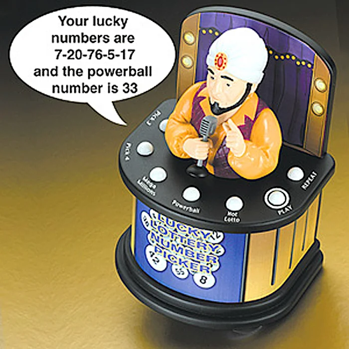 Talking Lottery Number Picker Gadget Is Good For A Laugh - That's All ...