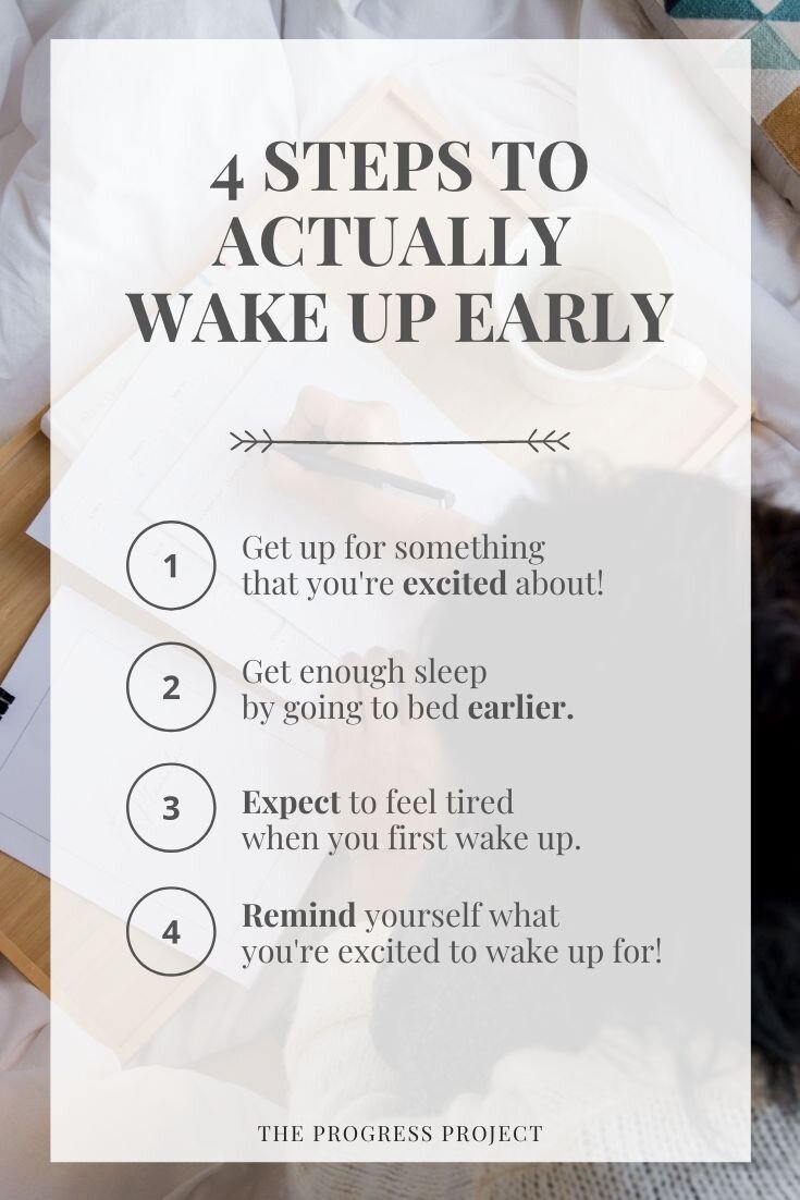 How To Start Waking Up Early (...Or Not) — The Progress Project