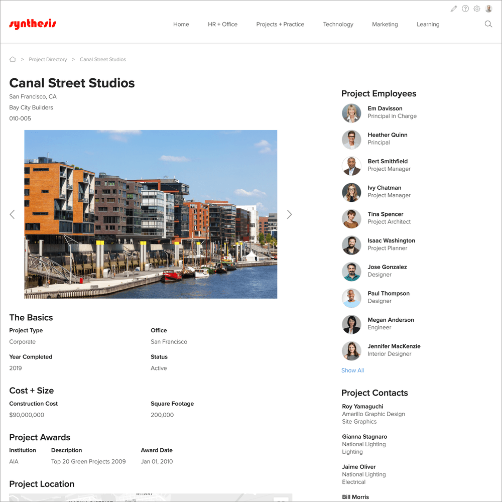 Introducing our aec360 + Synthesis Integration — Knowledge Architecture