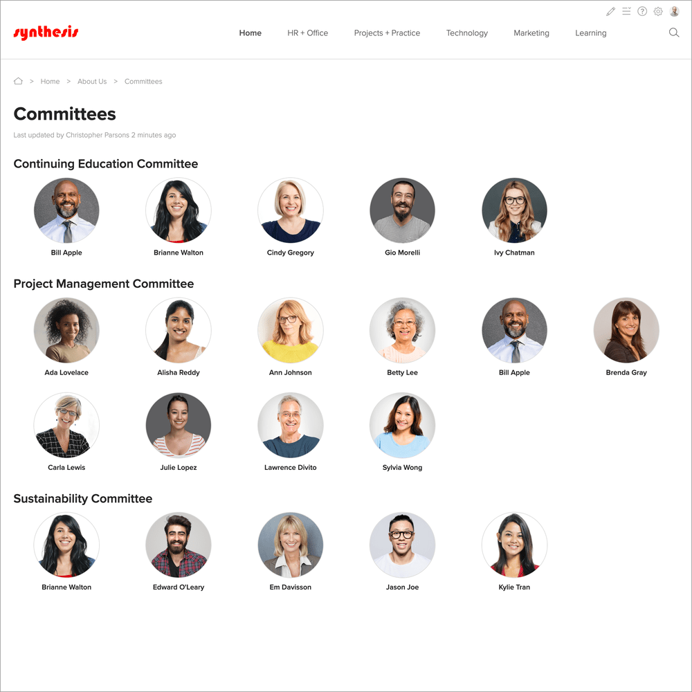 Employee Directories, Profiles, + Blocks — Knowledge Architecture